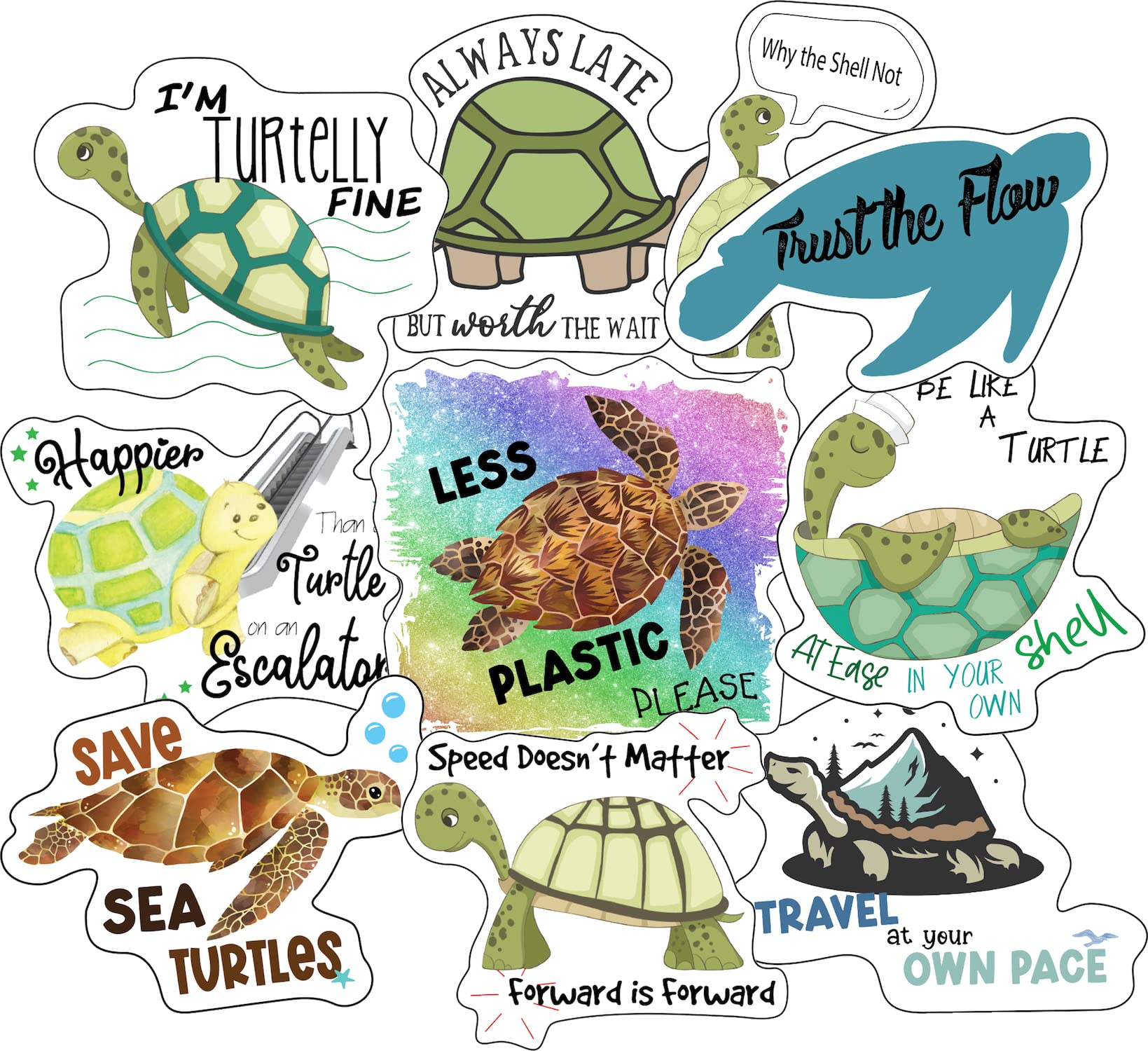 Shell Less Turtle Clip Art