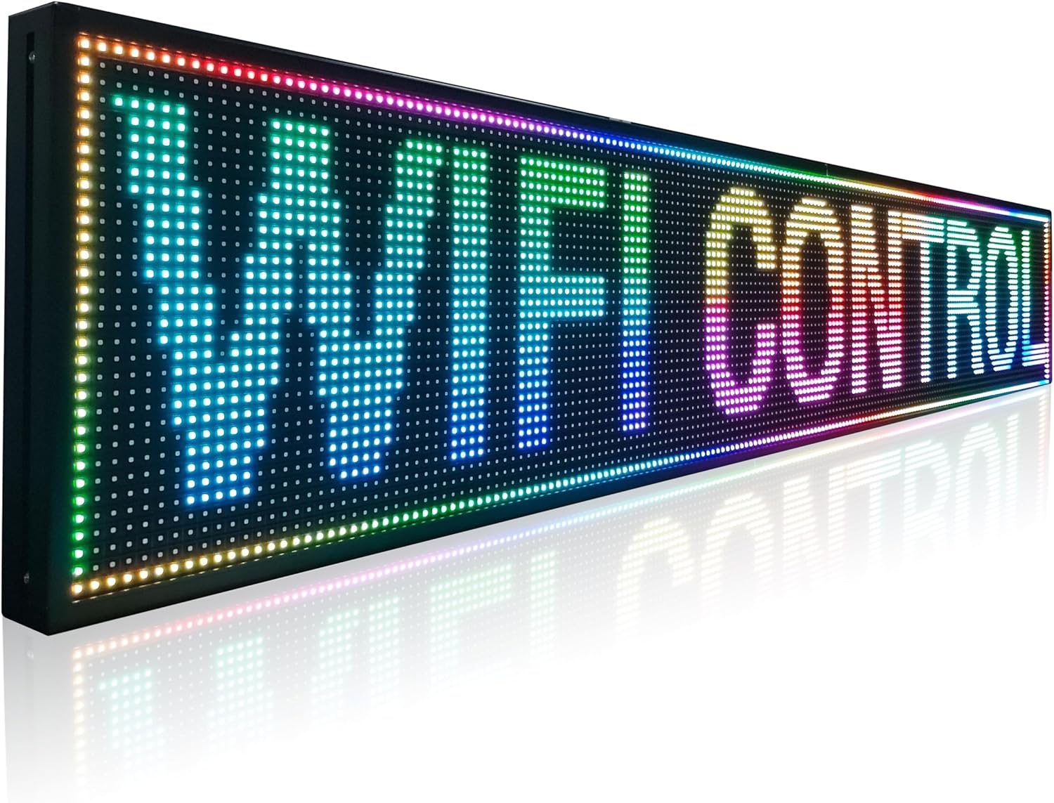 Amazon.com : ZONTRONCM P10(77" * 14") Digital Led Car Signs For Window ...