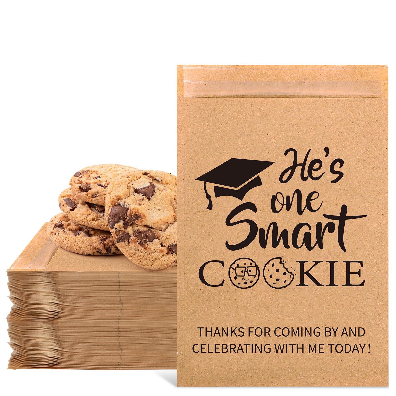 Amazon.com: JarThenaAMCS 100Pcs 5x7.1 Inches Graduation Cookie Treat ...