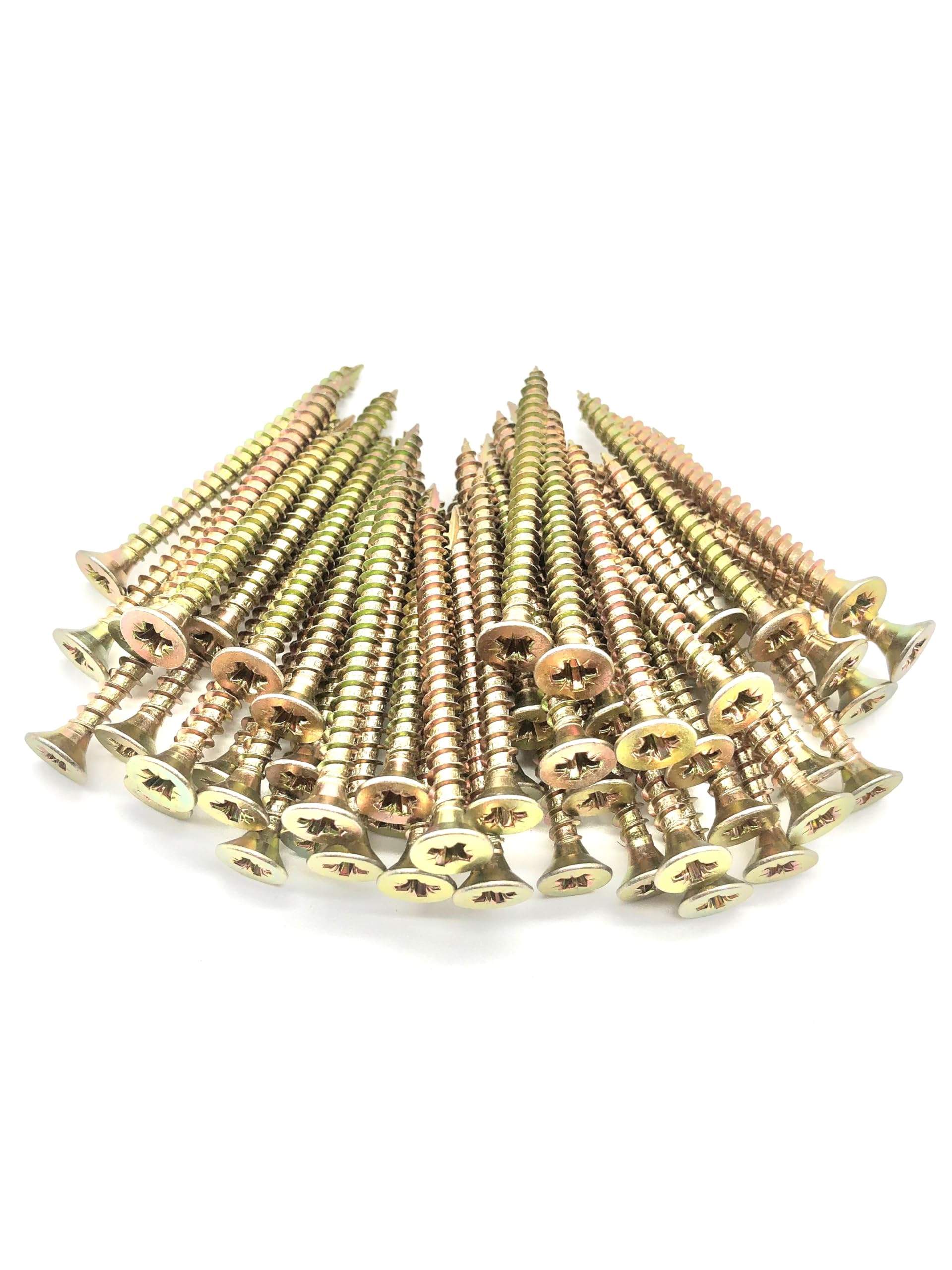 200 Pcs Box of Wood Screws 6mm x 70mm Double Countersunk Premium Easy ...