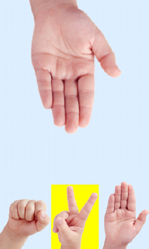 Stone Scissors Cloth: play with a friend by bluetooth connection - App ...