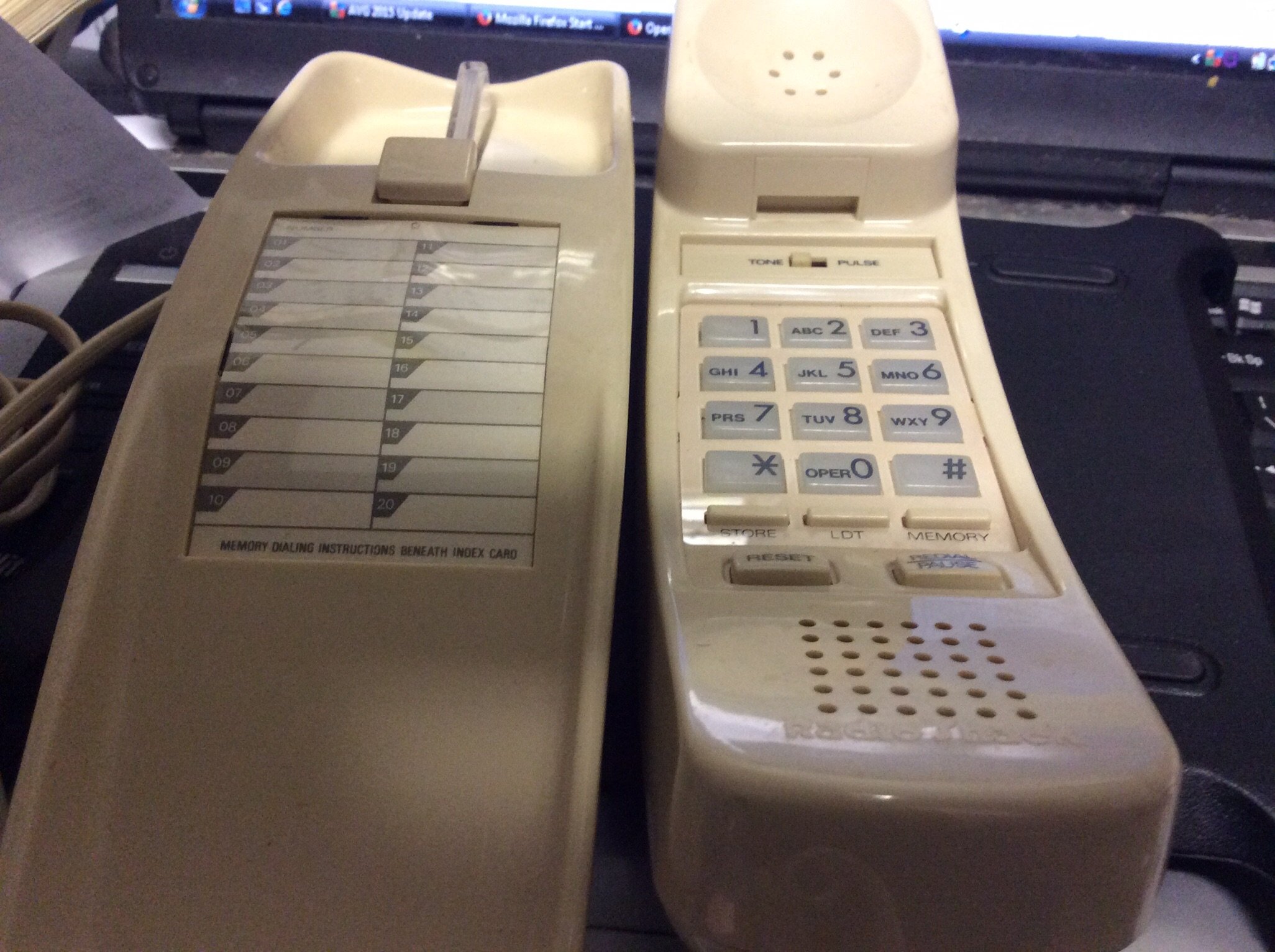 Radio Shack Trimline Phone Radio Shack Ruby Fashion Desktop Corded