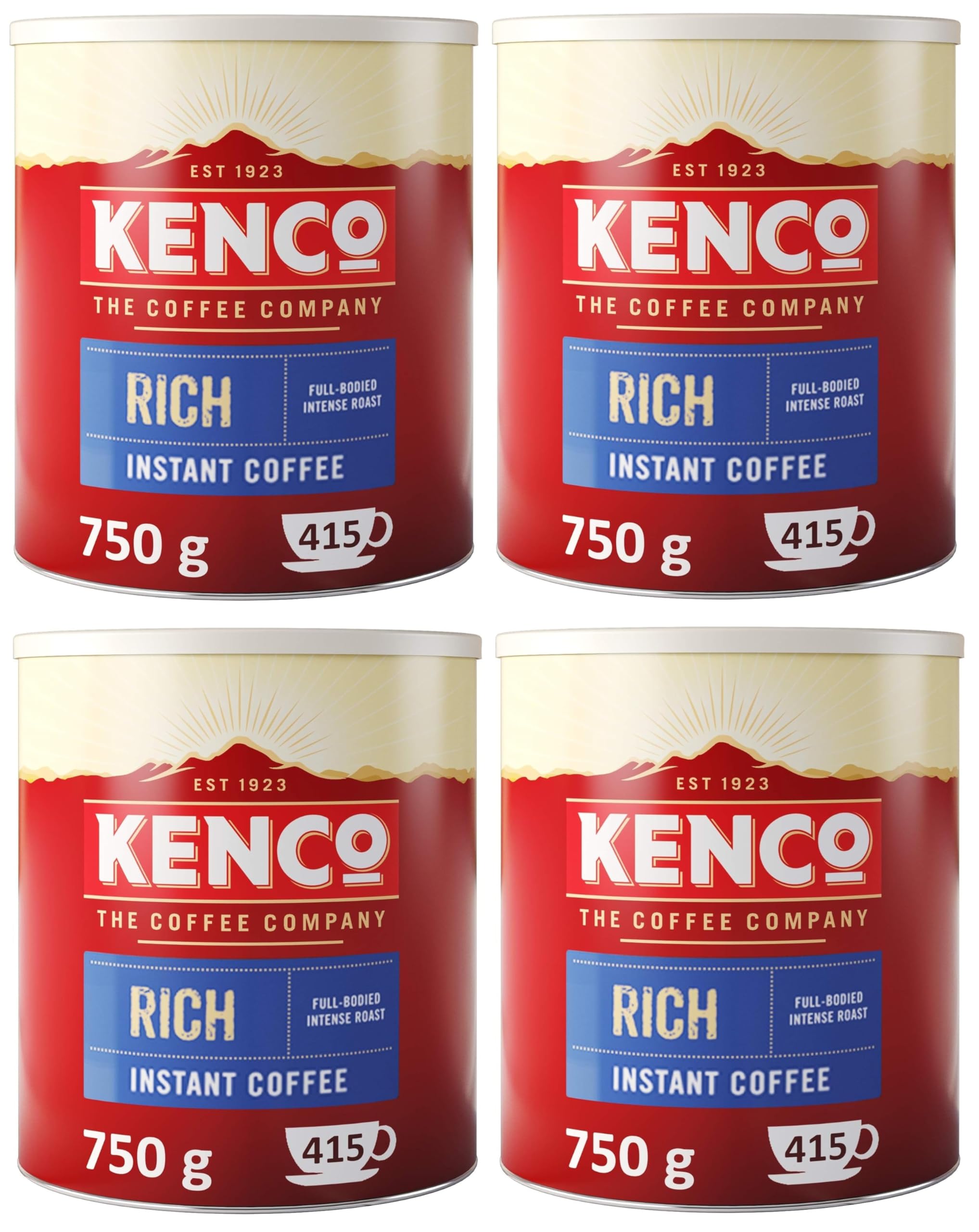 Kenco Rich Instant coffee Tin 750g (Pack of 4) : Amazon.co.uk: Grocery
