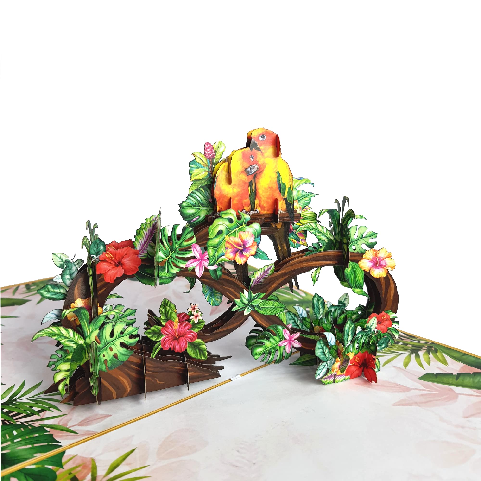 Amazon.com : By 22CRAFT - Pop Up Valentines Day Card, Infinity Symbol ...