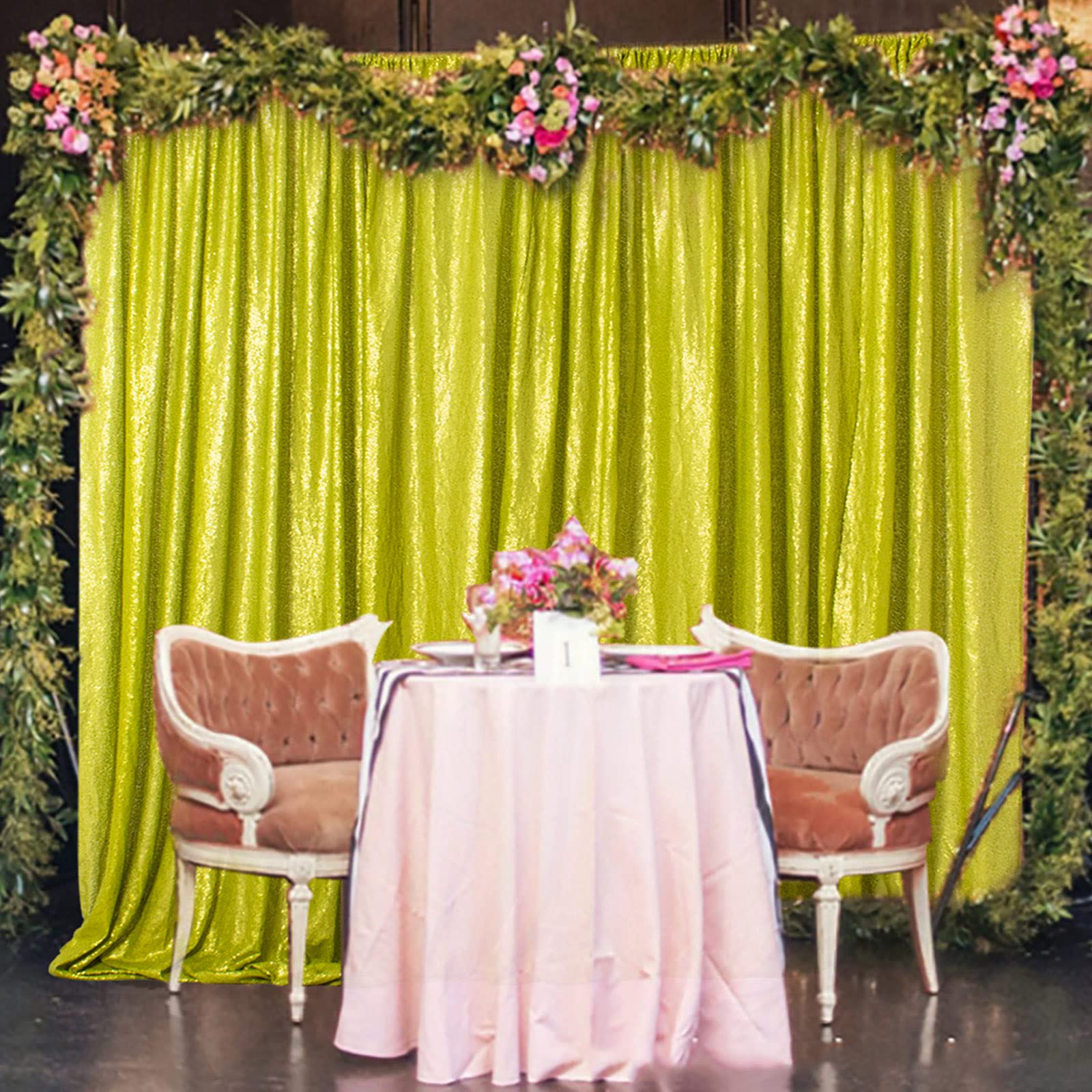 Lime Green Wedding Background