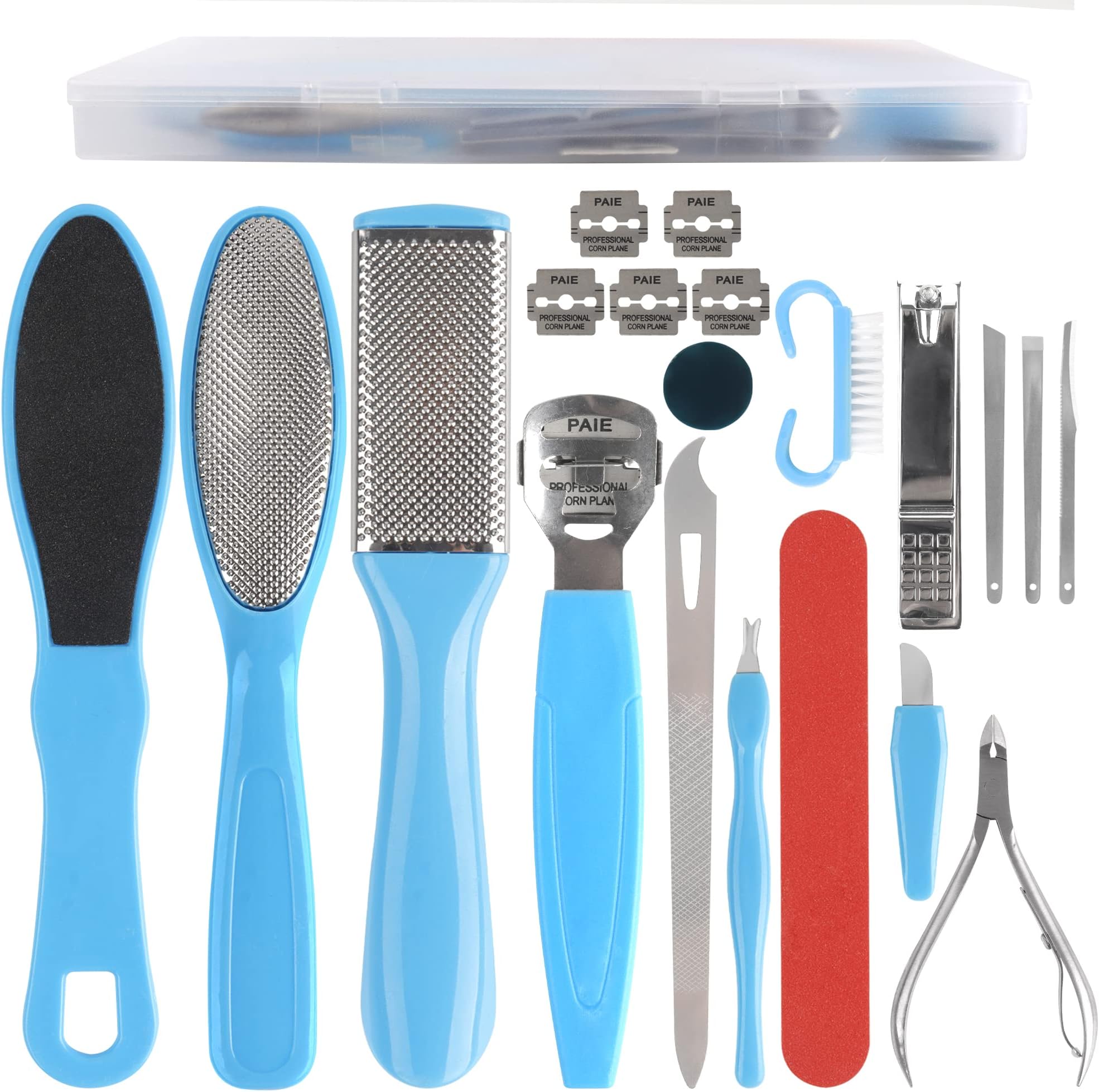 Amazon.com : Professional Pedicure Tools Kit, 20 in 1 Stainless Steel ...