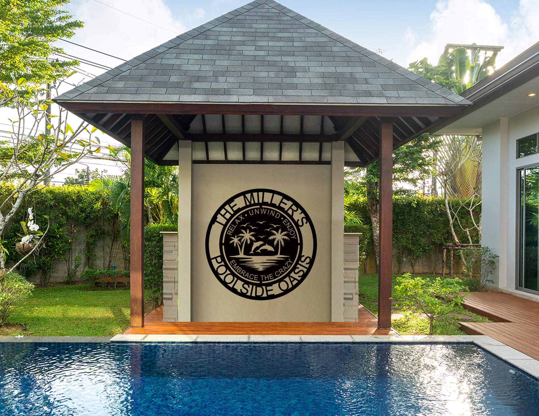 Pool House Custom Signs Beach House Sign, 2024 Pool Sign, Beach Bar