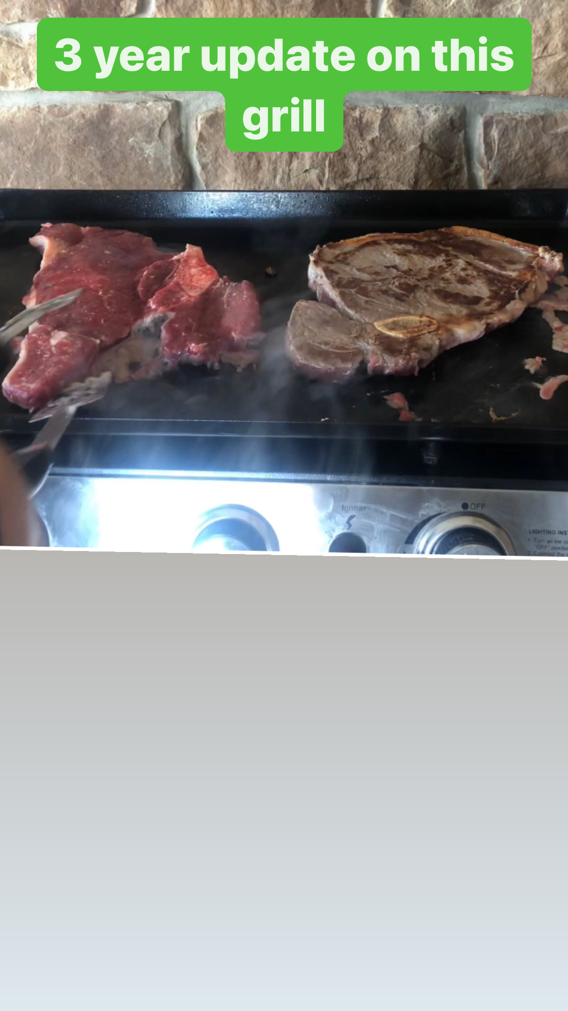 Watch 3 year update on this Royal Gourmet portable grill on Amazon Live
