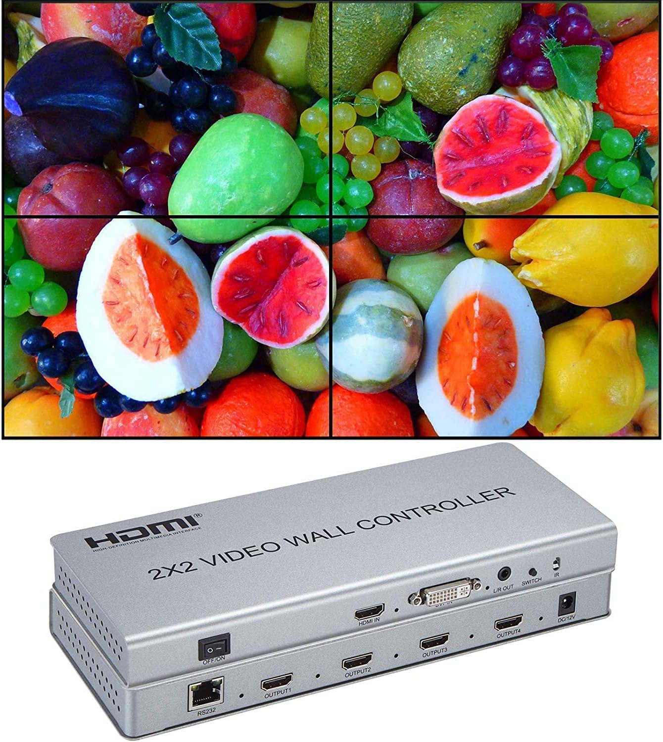 Buy Microware Video Wall Controller High Definition 2x2 Video Wall ...