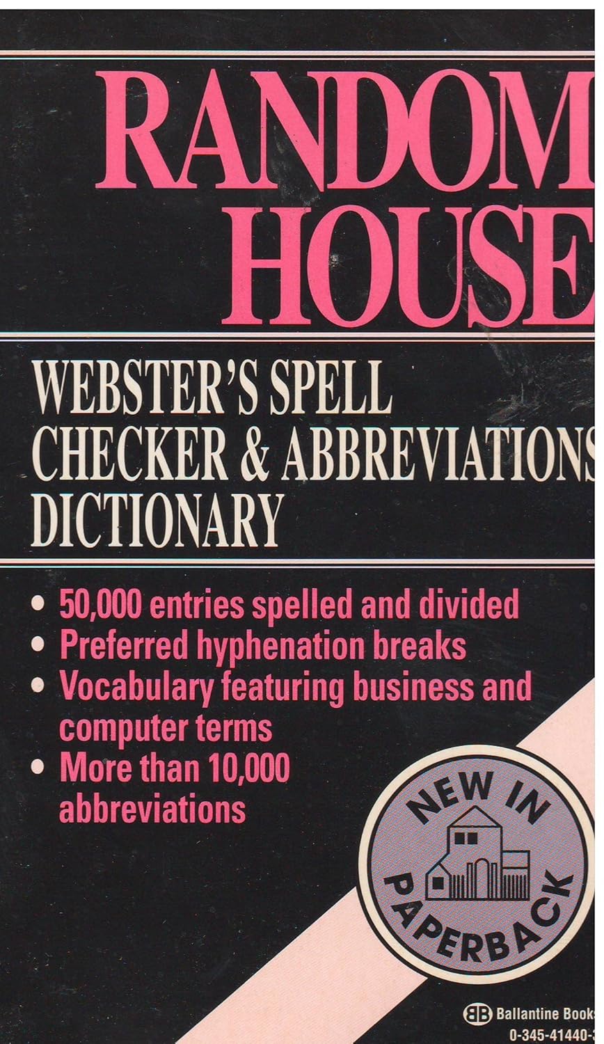 Amazon.co.jp: Random House Webster's Spell Checker & Abbreviations ...