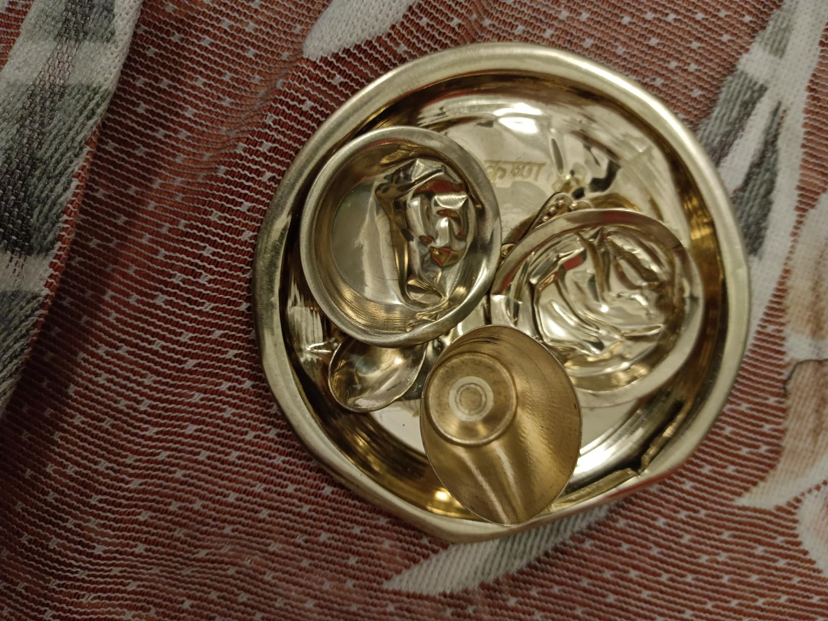 Suparia's® laddu Gopal bhog thali Set Bhog bartan for puja/bhog for ...