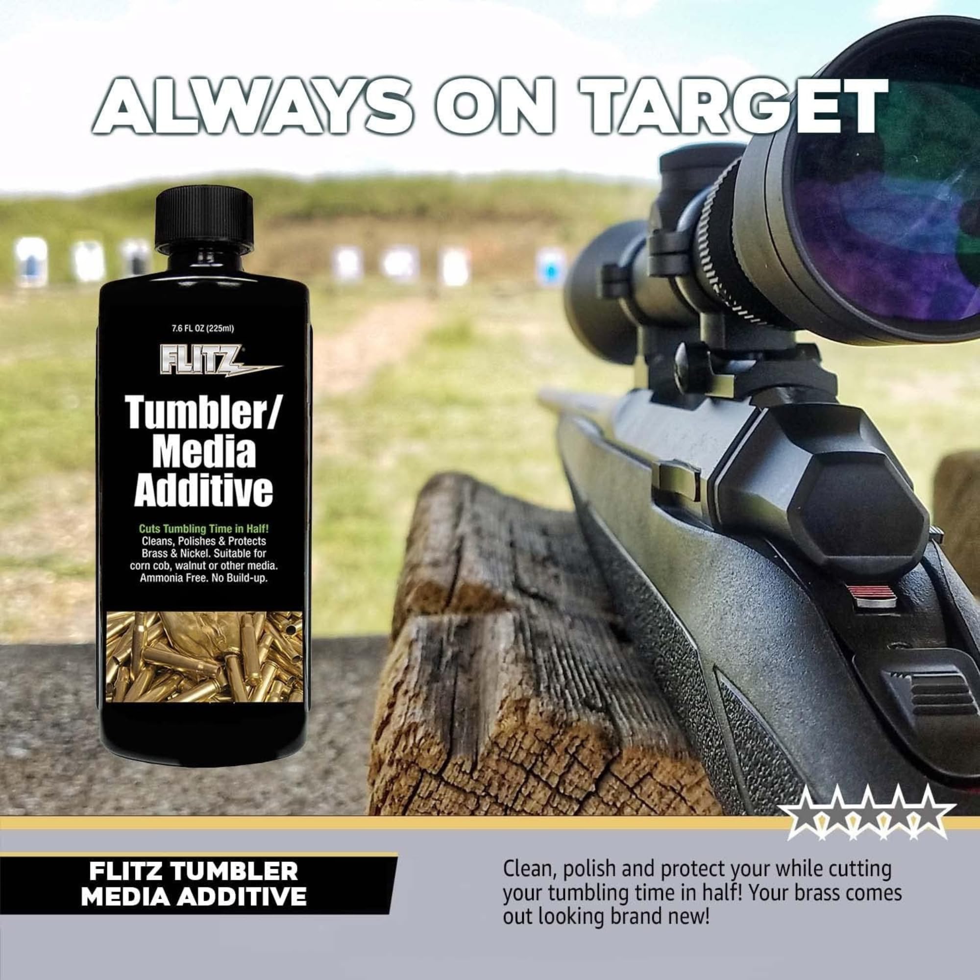 Snapklik.com : Flitz Tumbler Media Additive - 7.6oz Bottle Of USA-Made ...