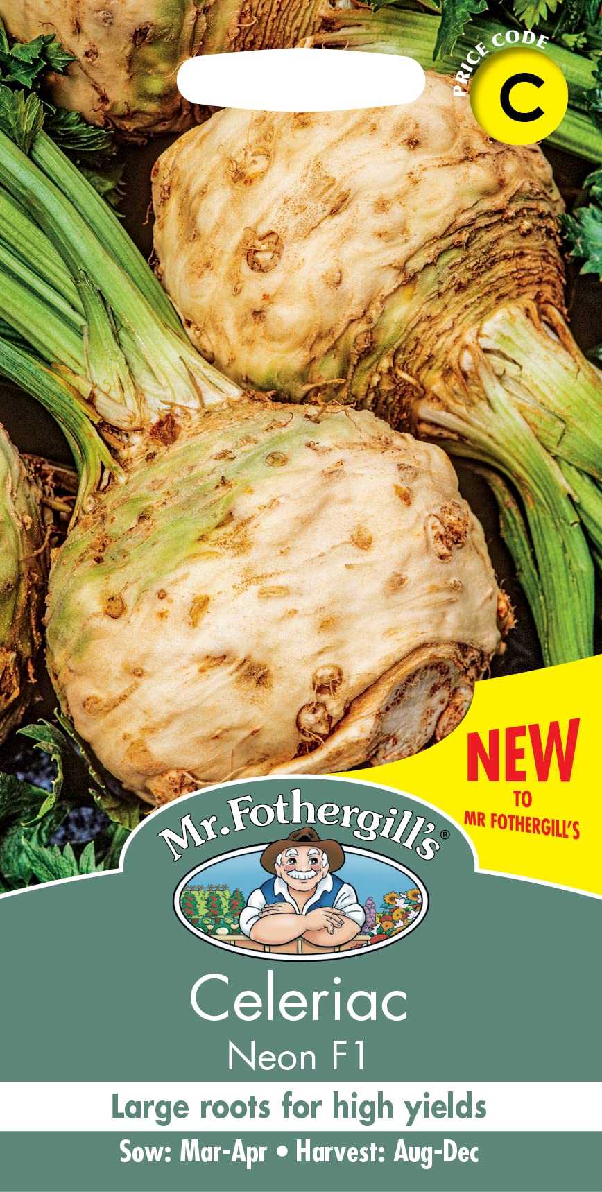 Mr Fothergills - Vegetable - Celeriac - Neon F1-250 Seeds : Amazon.co ...