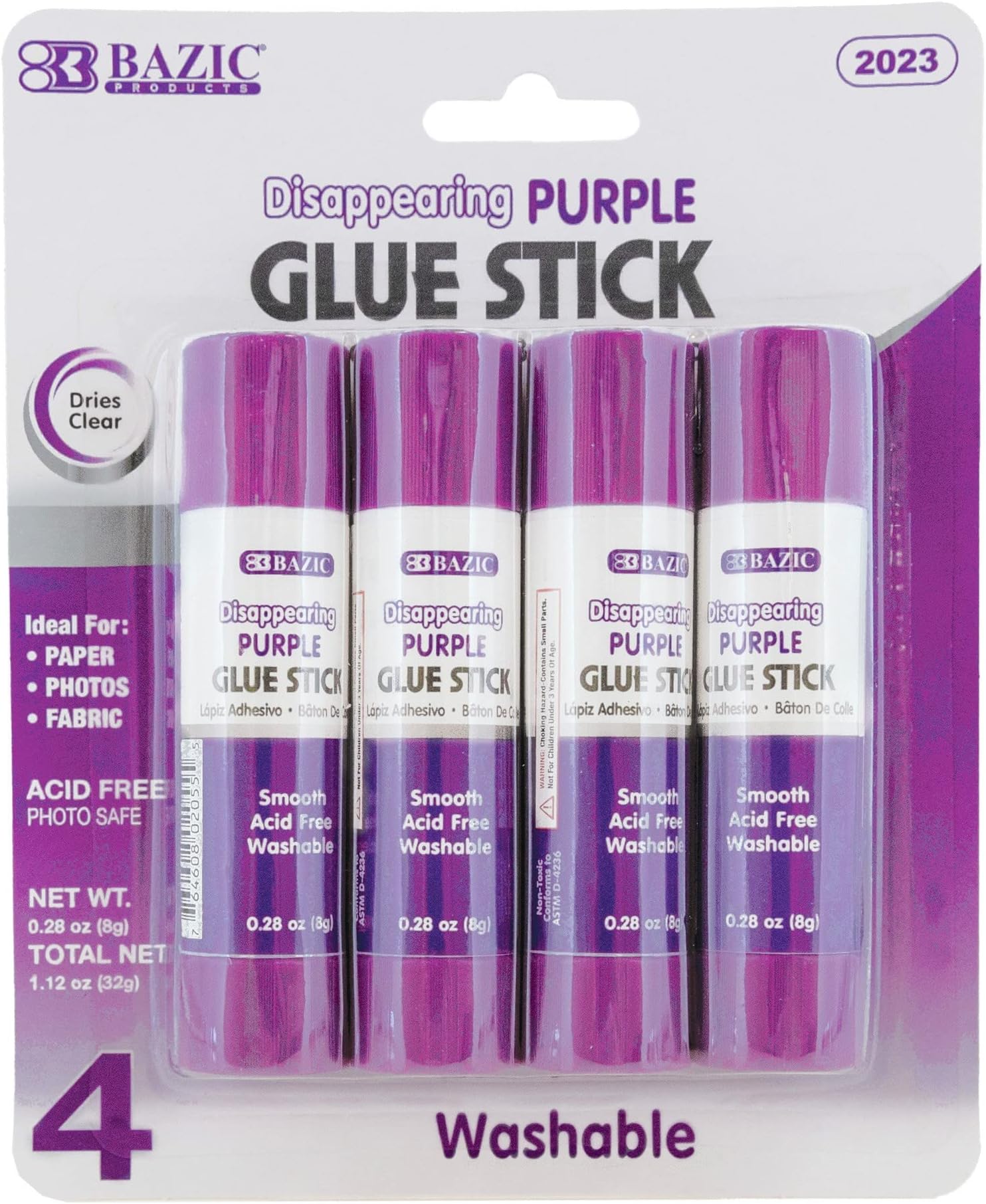 Amazon.com : Elmer's Re-Stick Glue Sticks, 8 grams, Washable, 6 Count ...