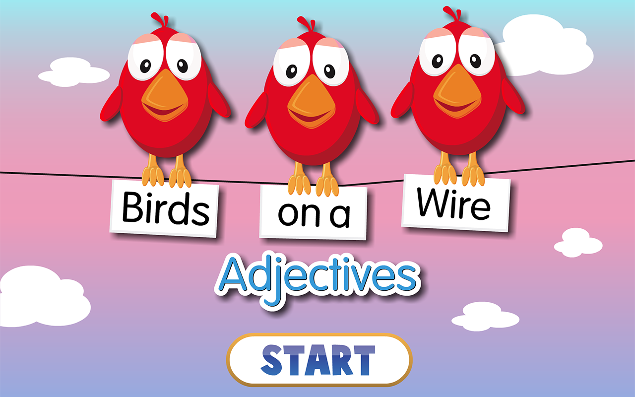 Birds on a Wire: Adjectives - App on Amazon Appstore