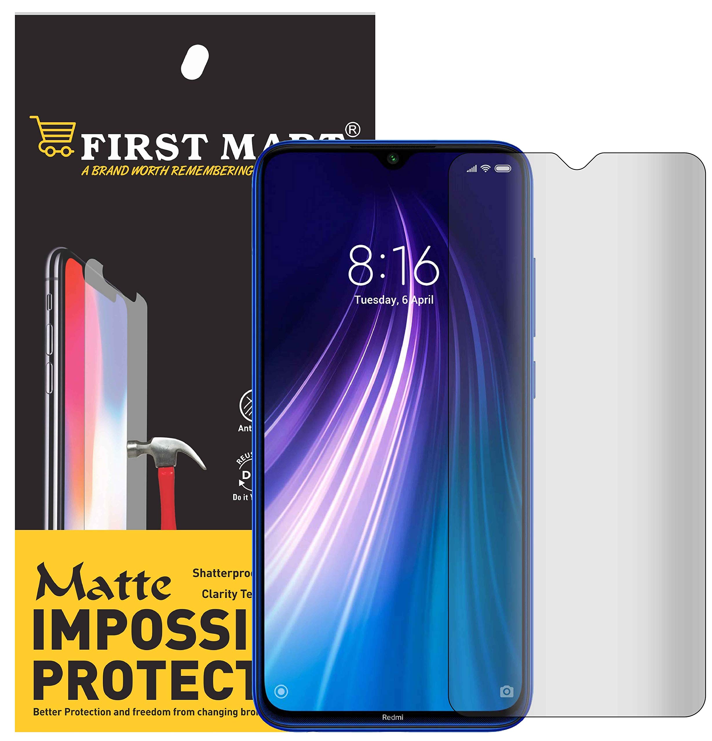 FIRST MART - A Brand Worth Remembering Screen Guard Xiaomi Redmi Note 8 ...