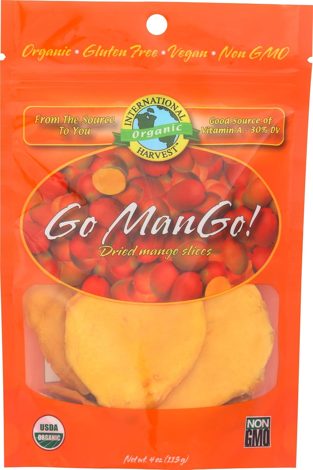 Amazon.com: Organic Dried Mango (4 ounce) : Grocery & Gourmet Food