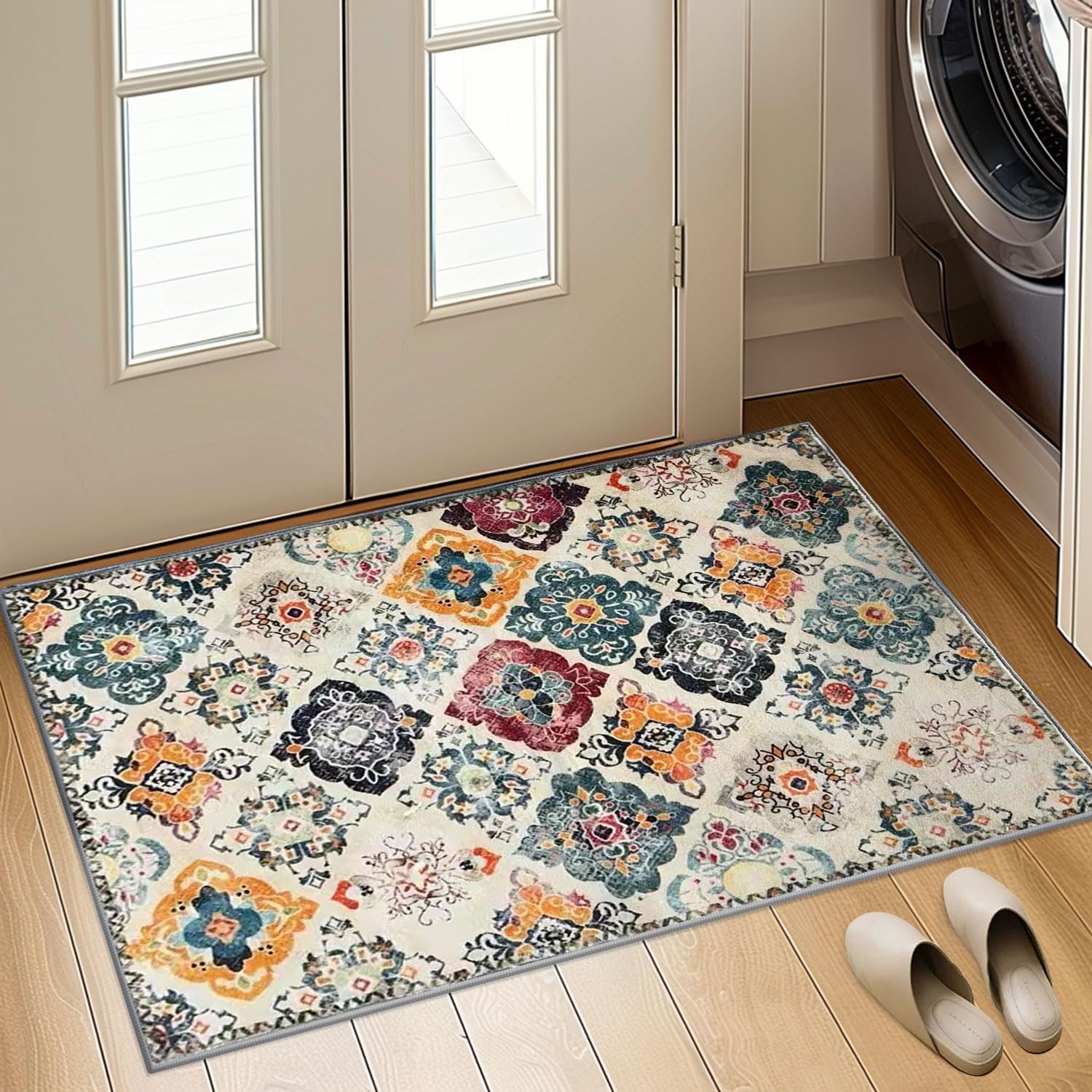 Amazon.com: QQL 2'x3' Washable Indoor Entry Rug,Accent Door Mat Machine ...