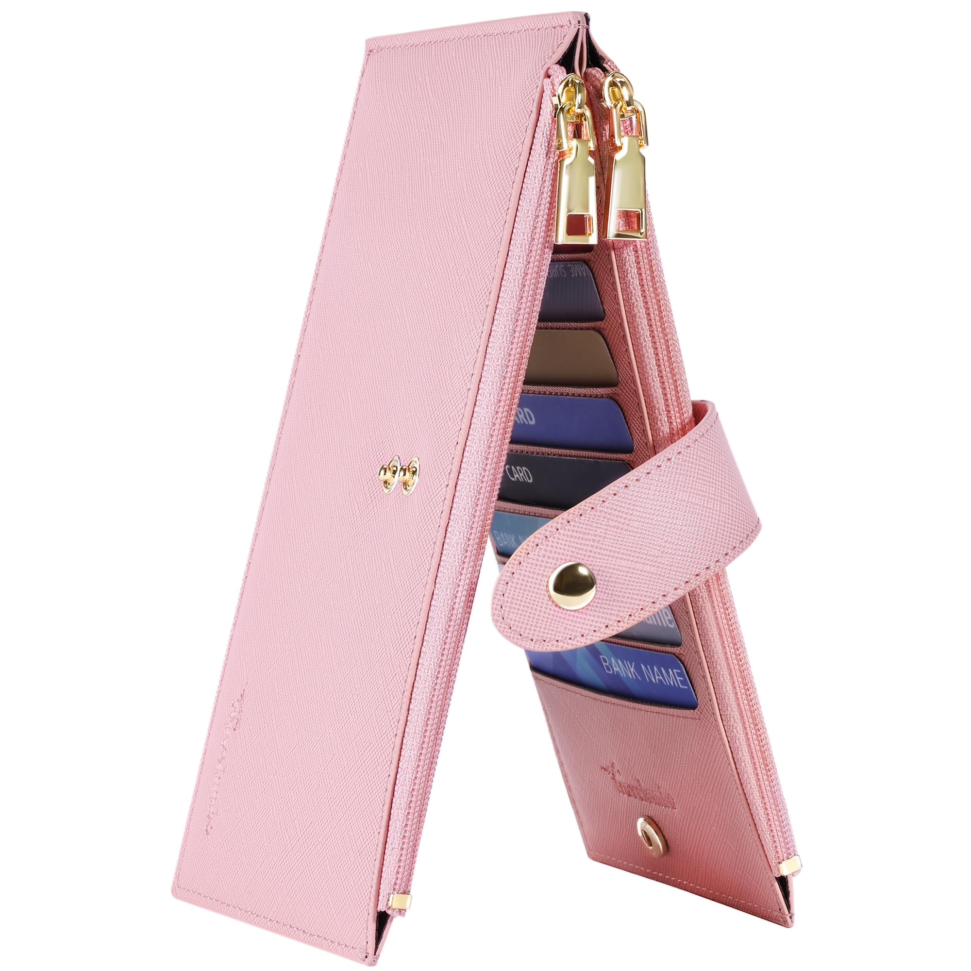 Snapklik.com : Travelambo Womens Wallet RFID Blocking Bifold Multi Card ...