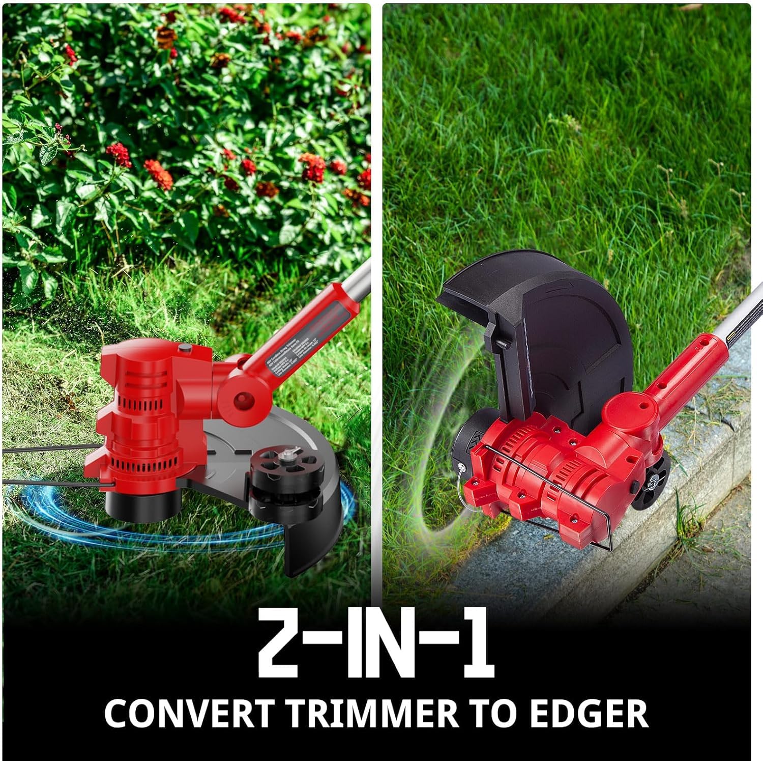 Snapklik.com : PowerSmart 13-Inch 40V Cordless String Trimmer
