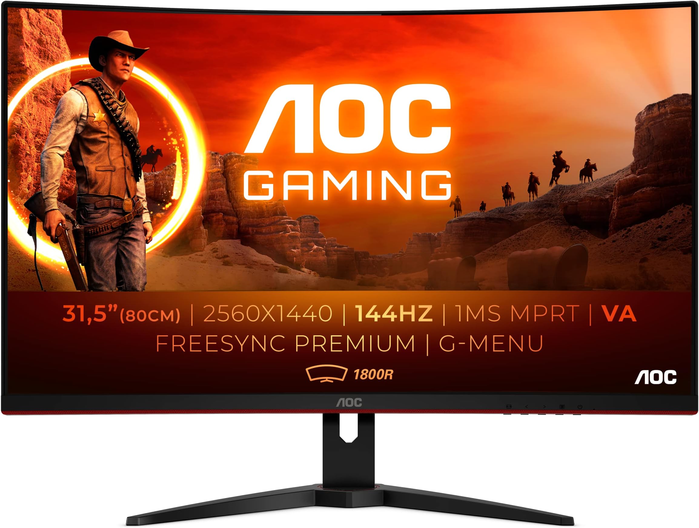 AOC Gaming CQ32G1 - 32 Zoll QHD Curved Monitor, 144 Hz, 1ms, FreeSync ...