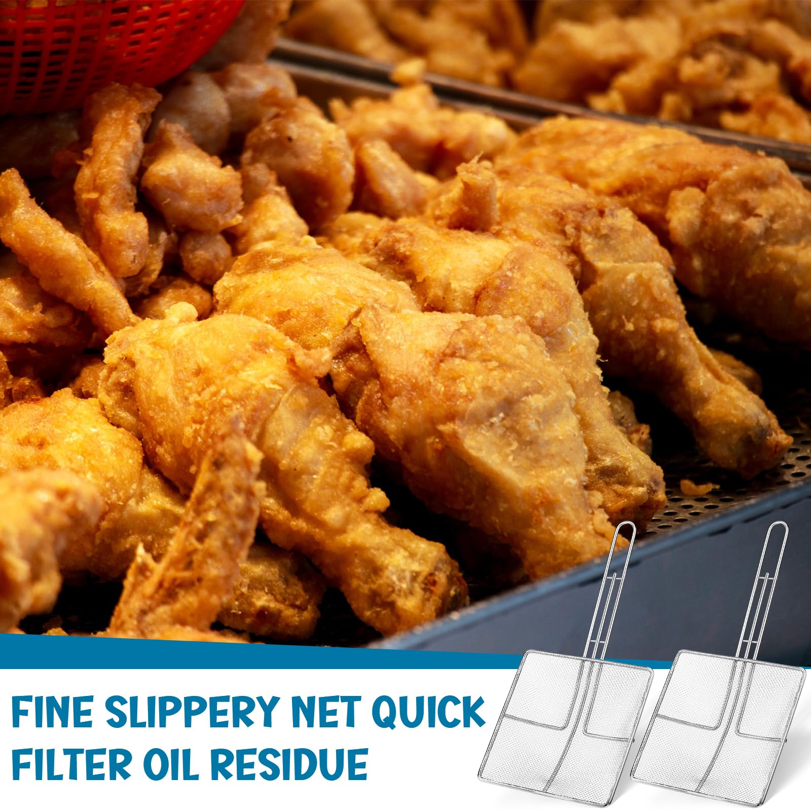 Snapklik.com : Mumufy 2 Pcs Square Fine Mesh Skimmer Oil Skimmer For ...