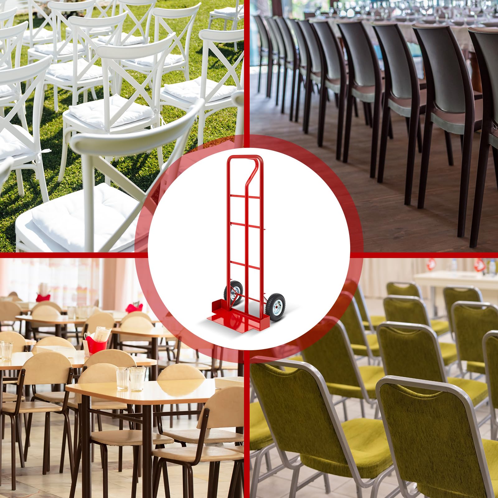 Snapklik.com : Datanly 52 X 22 X 18 Heavy Duty Stack Chair Dolly ...