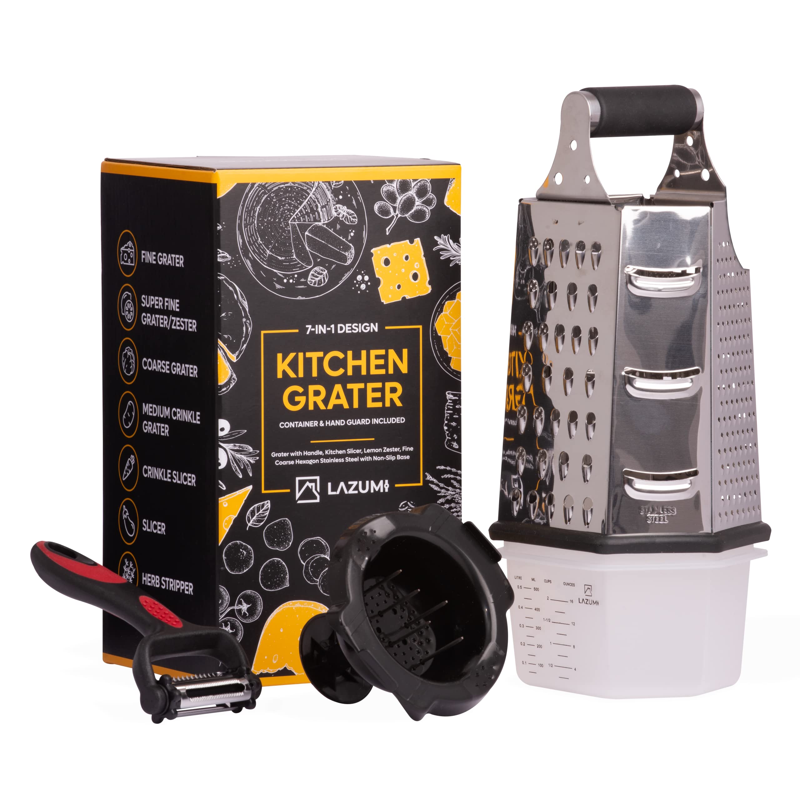 Brand New Job Lot Pallet - 7-in-1 Box Cheese Grater with Container and ...