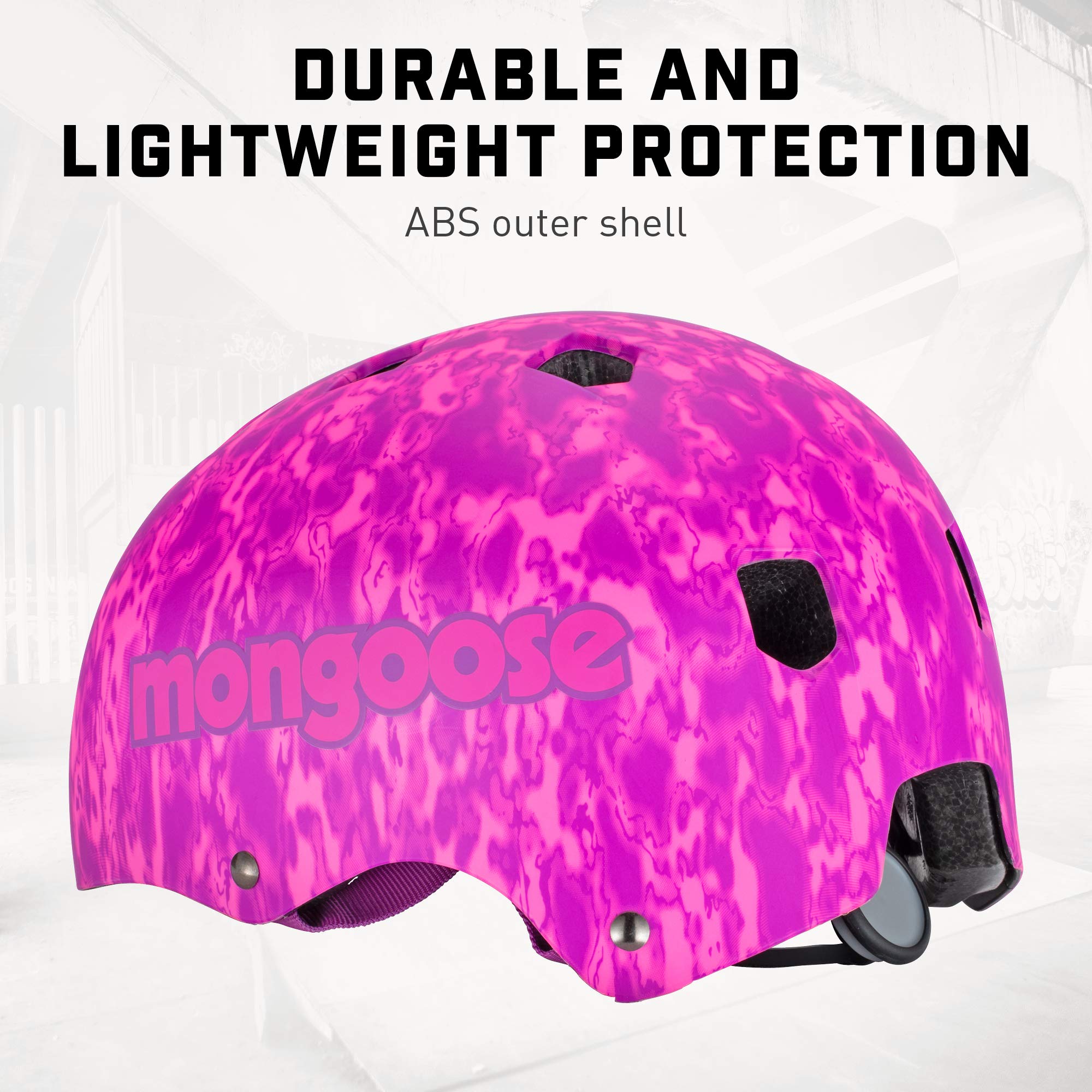 Snapklik.com : All Terrain Youth Bike Helmet, Pink And Purple, Ages 8-14, 3-in-1 Multisport ...