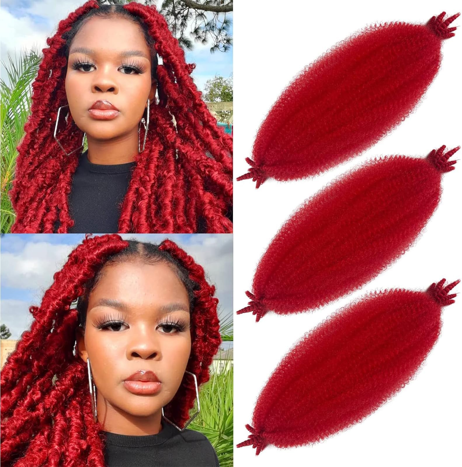 Amazon.com : Marley Twist Braiding Hair 24 Inch Springy Afro Twist Hair ...