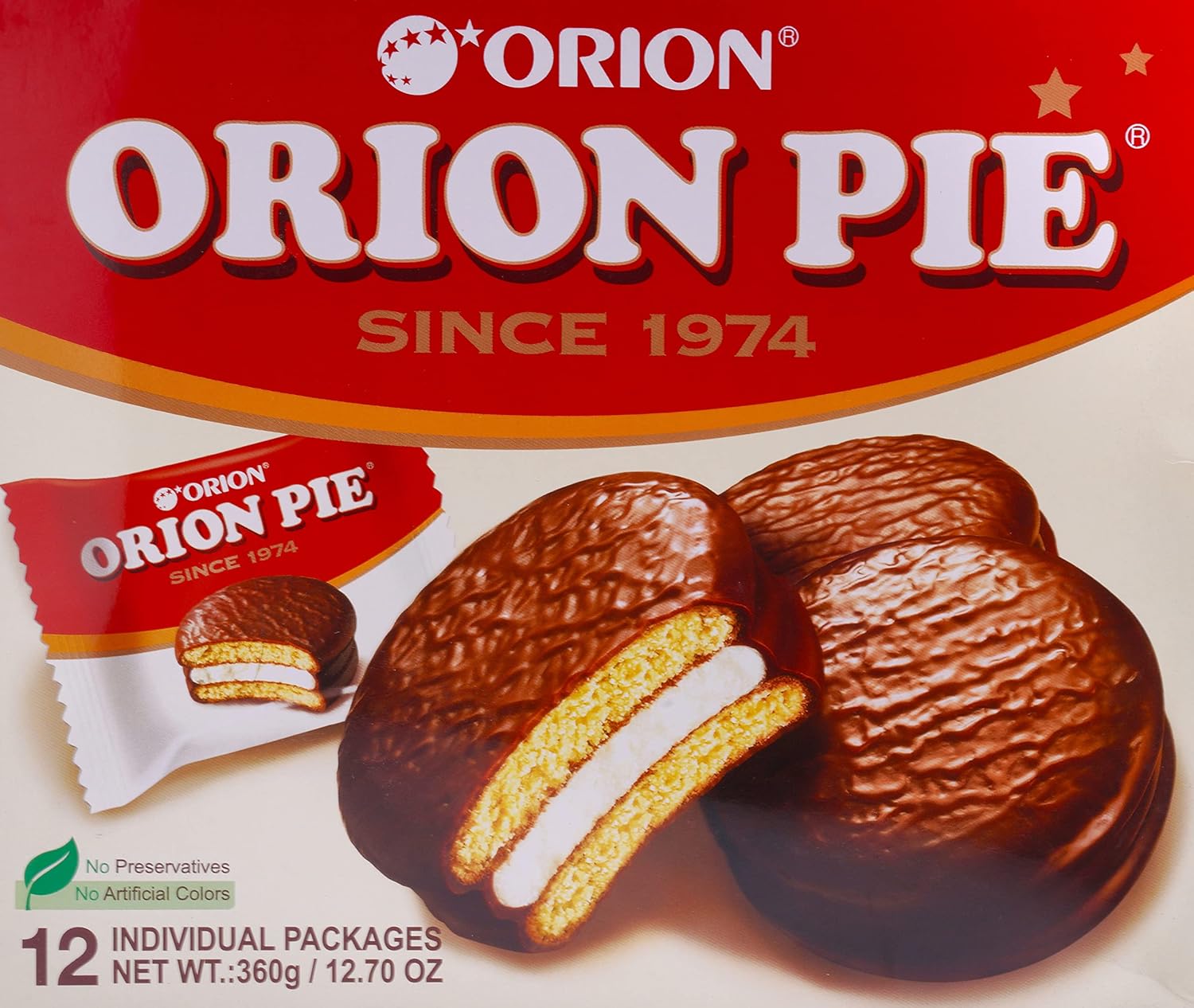 Orion Pie with Chocolate, 360g - Pack of 1 : Buy Online at Best Price ...