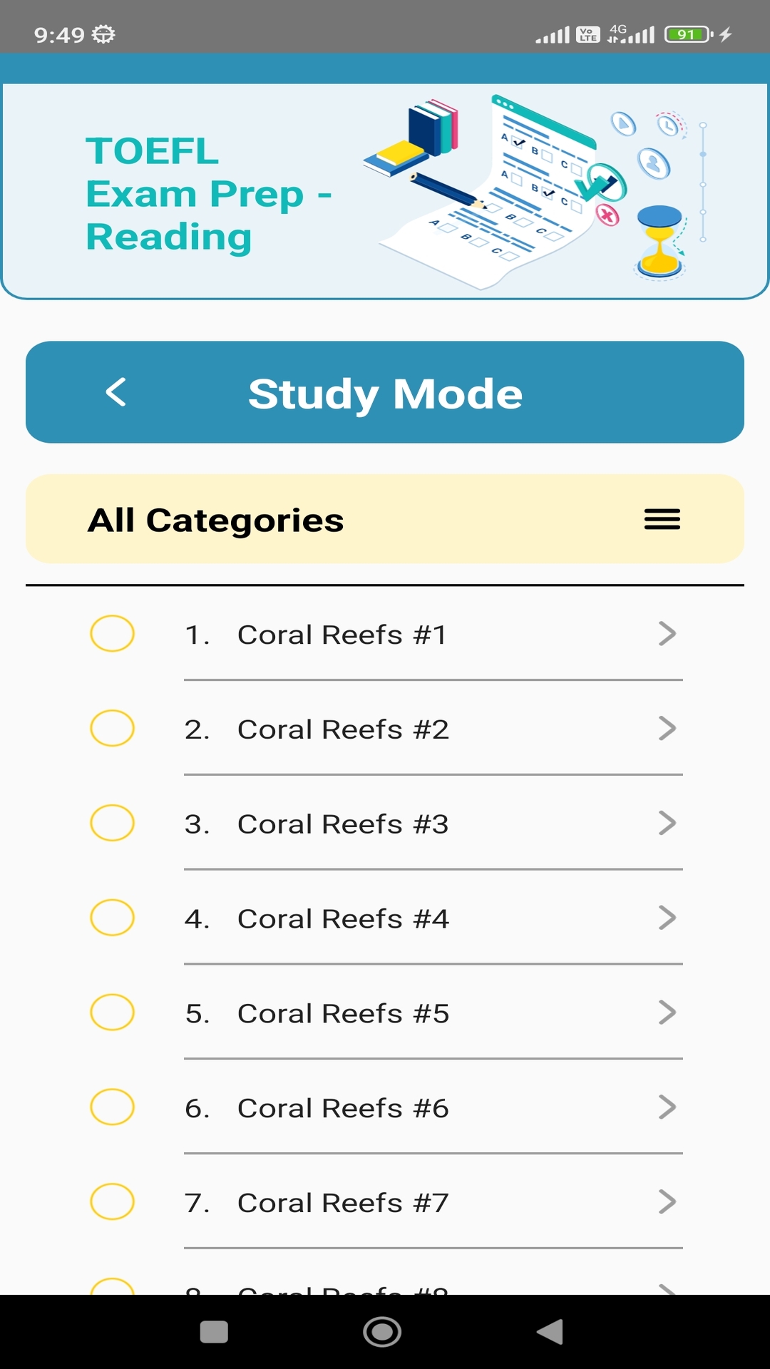 TOEFL Exam Prep - Reading:Amazon.in:Appstore for Android