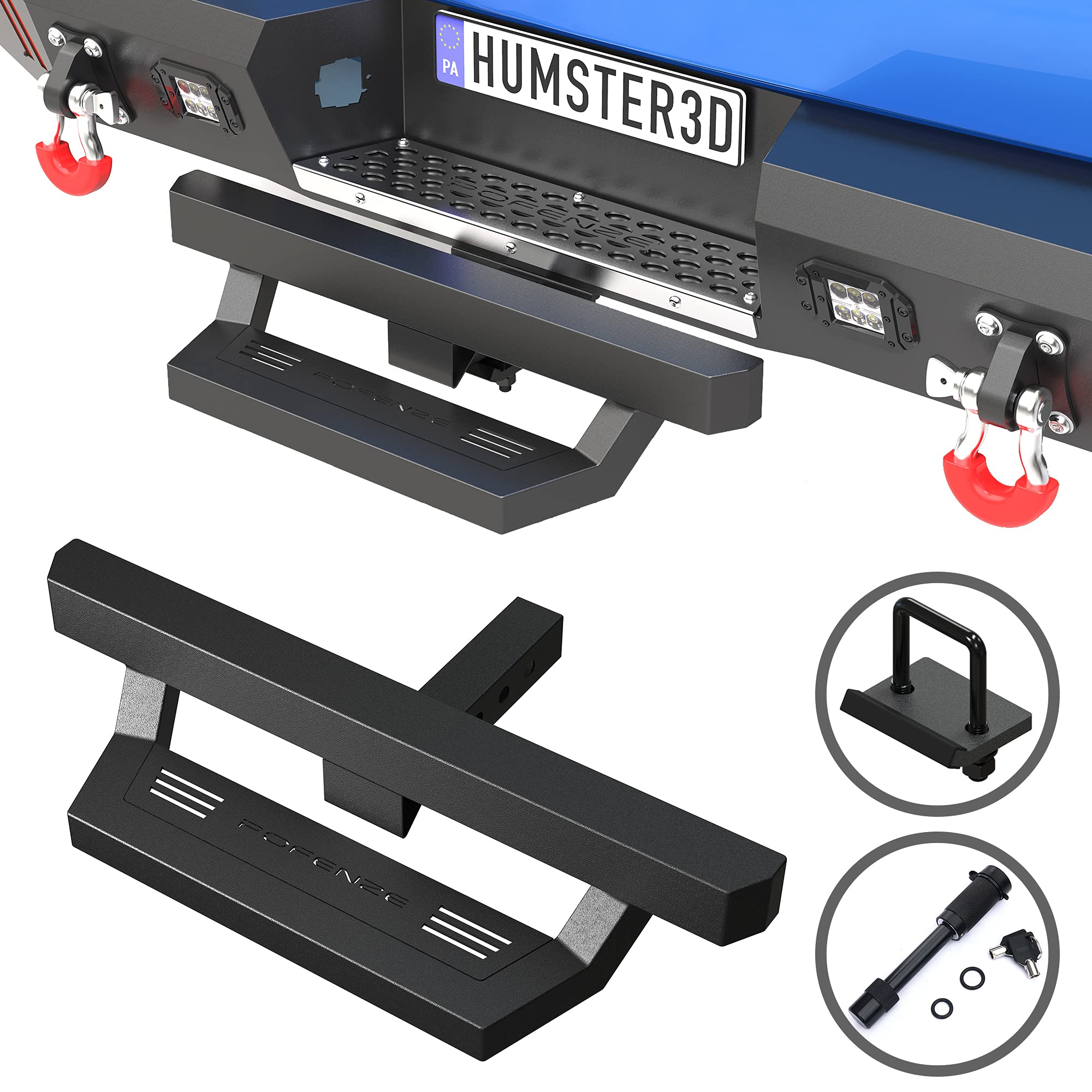 LONGSUN Tow Hitch Step fit for Truck with 2 inch Hitch Receivers Strong ...