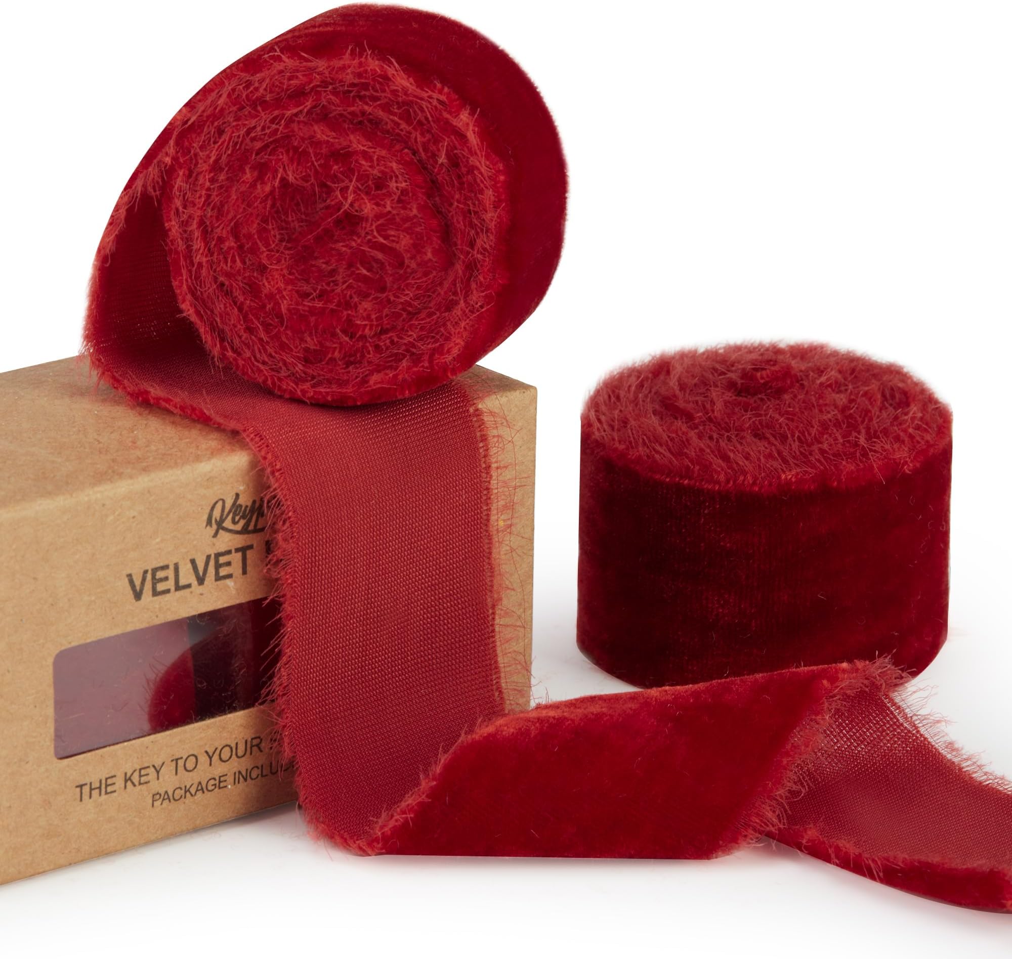 Amazon.com: 10 Yards Velvet Ribbon Red