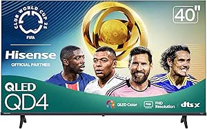 Hisense Fire TV 40" Class QD4 Series QLED FHD Smart TV | Amazon