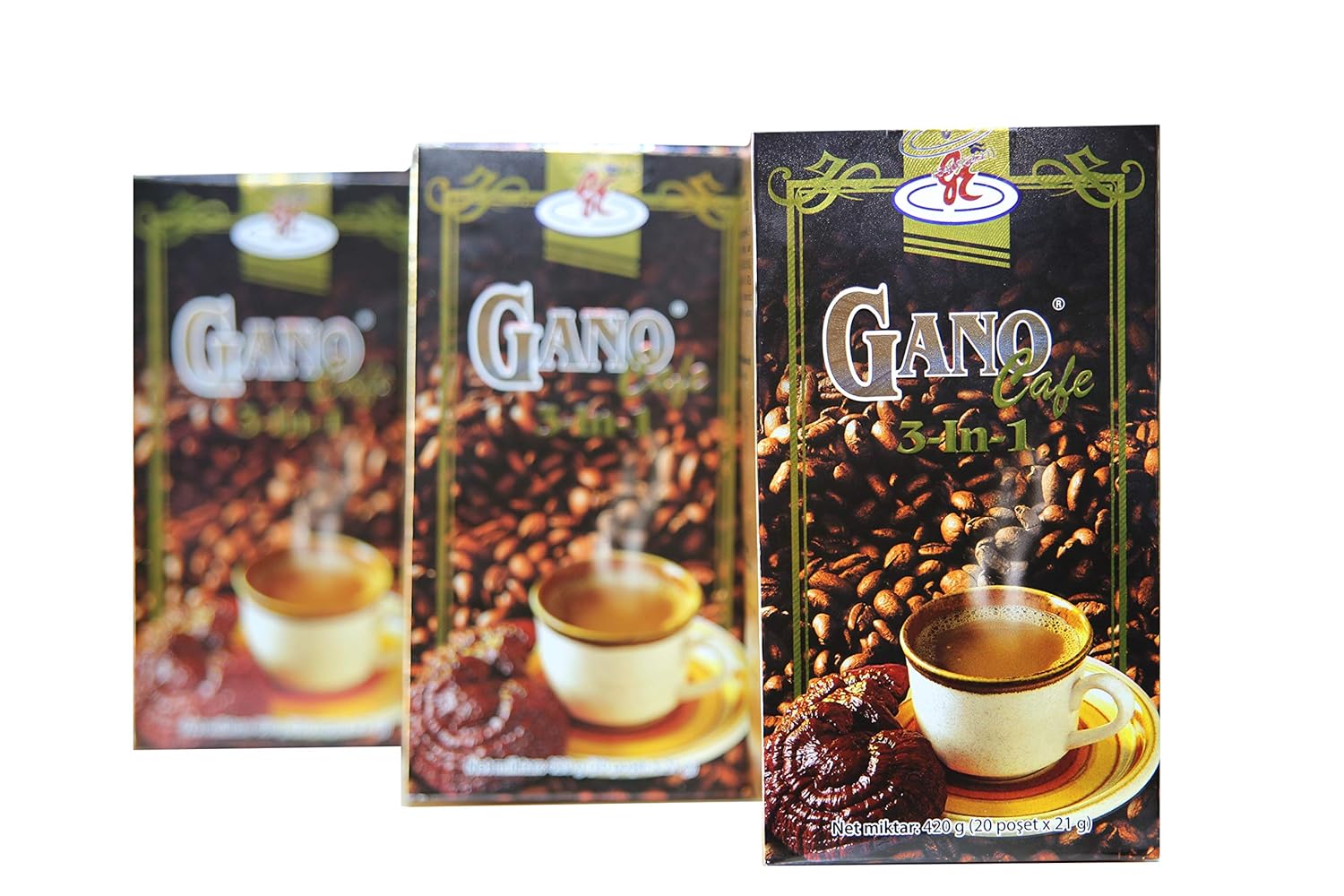 Buy 5 boxes Gano Excel Cafe 3 in 1 Healthy Instant Coffee Latte ...