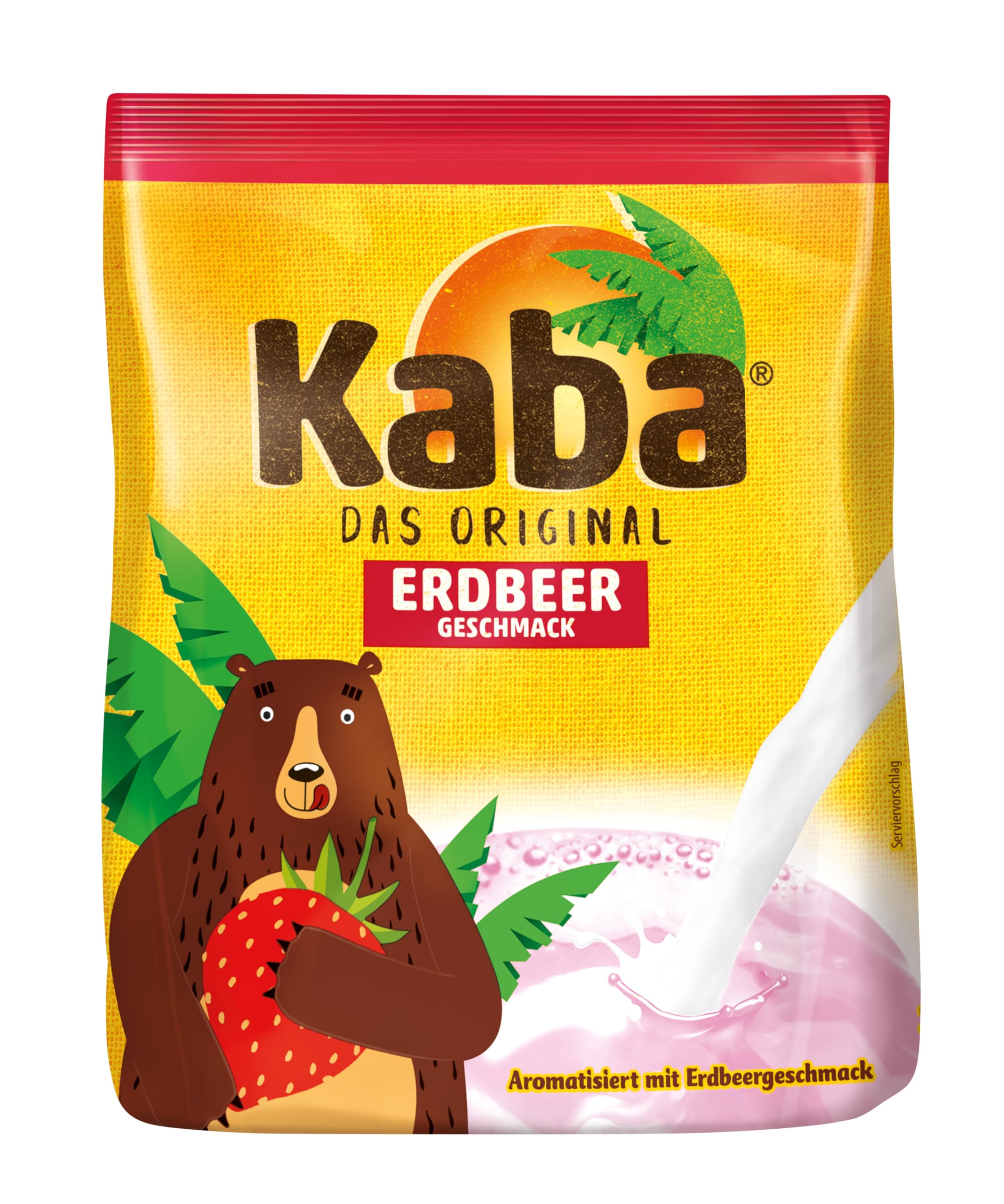 Kaba Erdbeer 400g Beutel Trinkpulver, das Original Erdbeermilch-Pulver ...