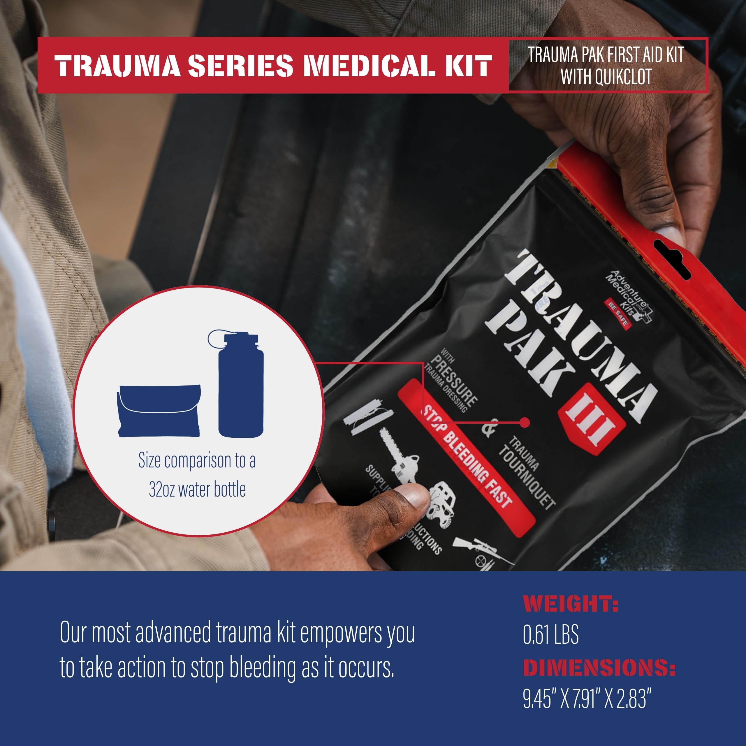 Snapklik.com : Adventure Medical Kit Trauma Pak III - Medical First Aid ...
