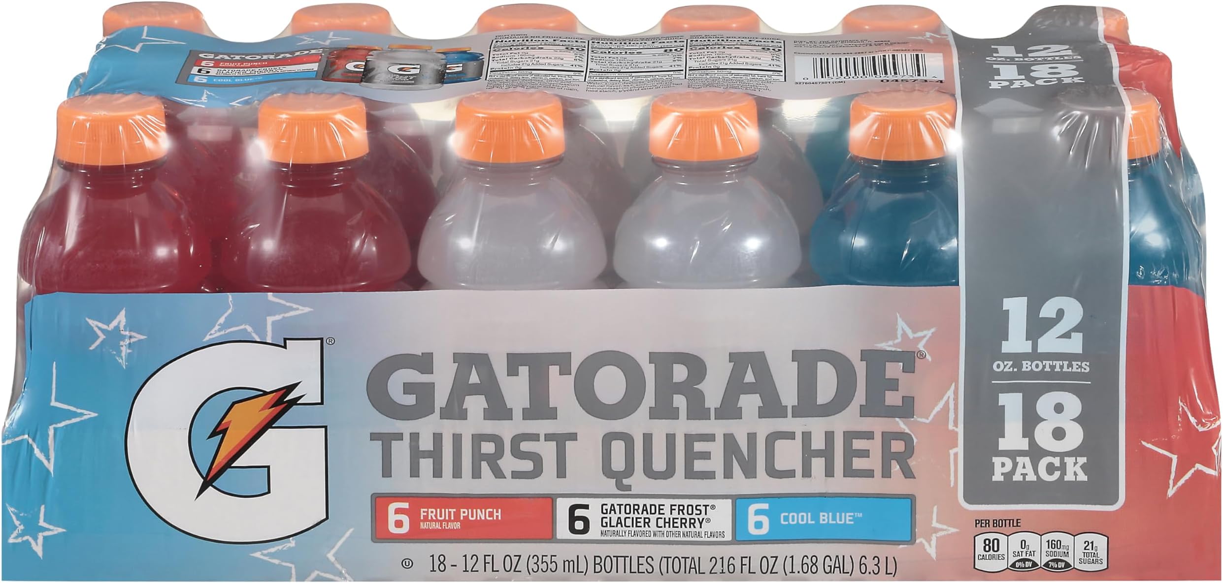 Amazon.com : Pallet of Gatorade Variety Pack 20oz - 24pk - 54 cases per ...