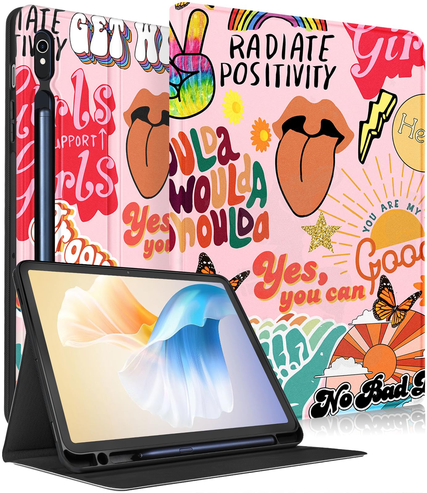 Amazon.com: Wazzasoft for Samsung Galaxy Tab S9 FE 5G/Tab S9 Case 2023 ...