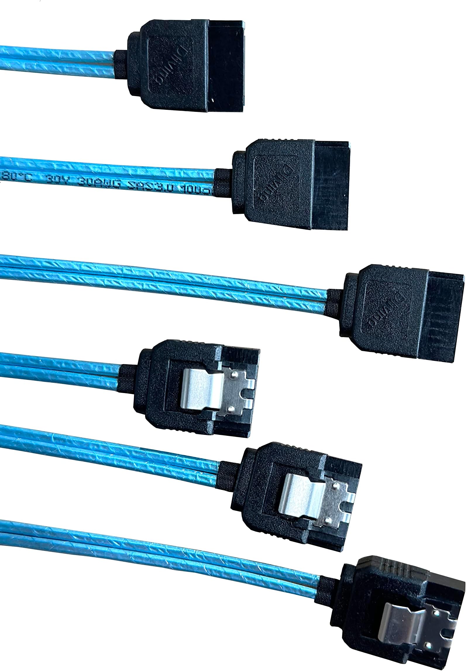 Amazon.com: CableDeconn High Speed 6Gbps 4pcs/set Sata Cable Sas Cable ...