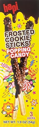 Amazon.com : Hapi Frosted Cookie Sticks Popping Candy 1.9 Oz (pack of 1 ...
