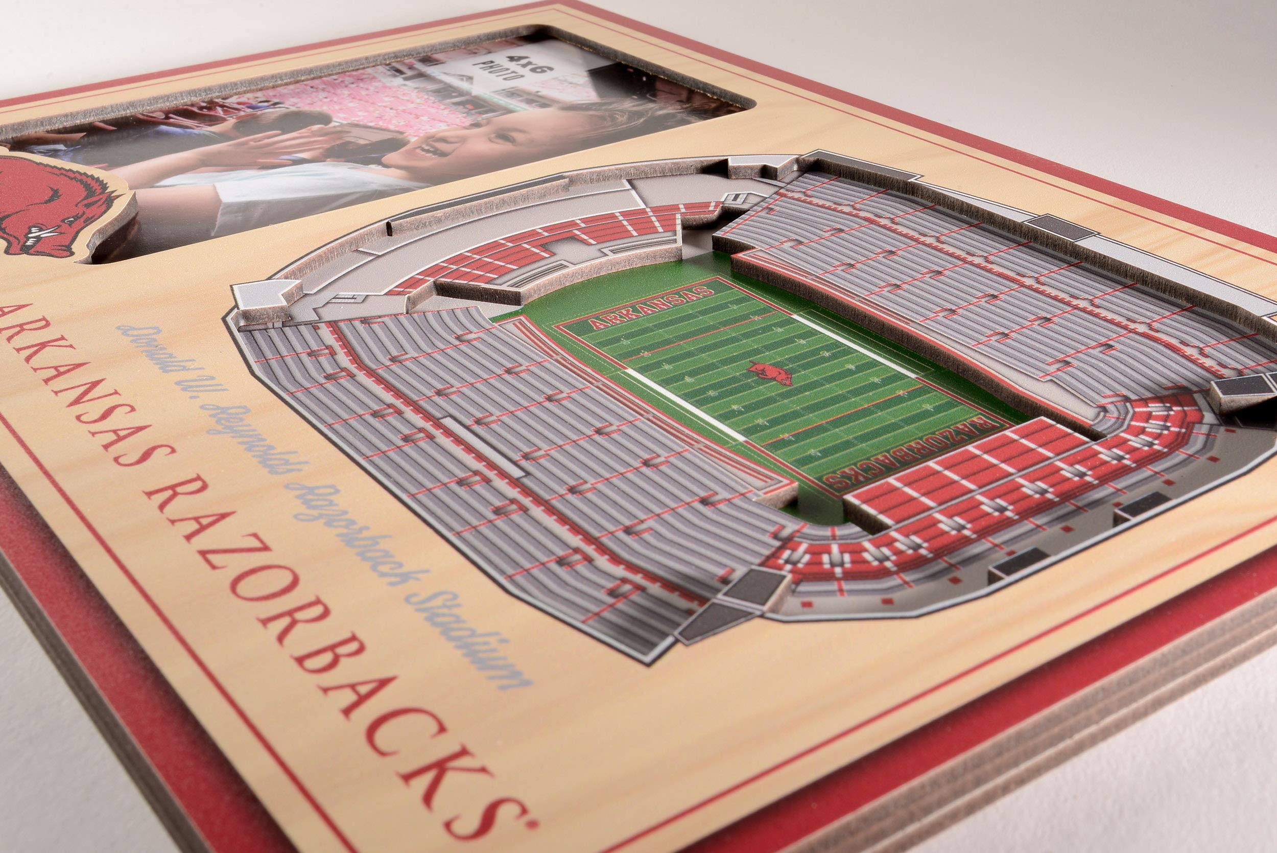Snapklik.com : YouTheFan NCAA Arkansas Razorbacks 3D StadiumView ...
