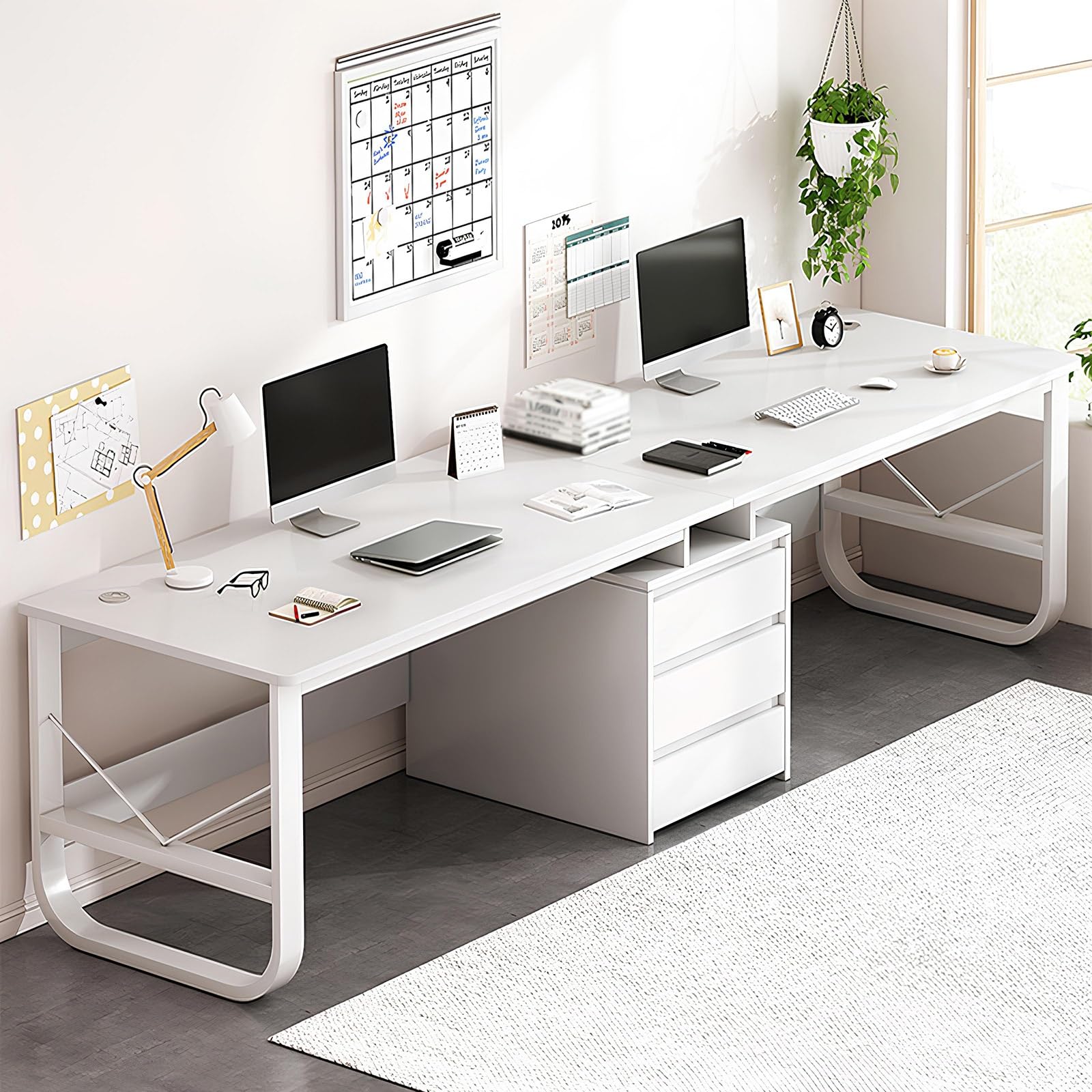 Partners Desk For 2 People Partner Tables For Your Office – Kyoobik