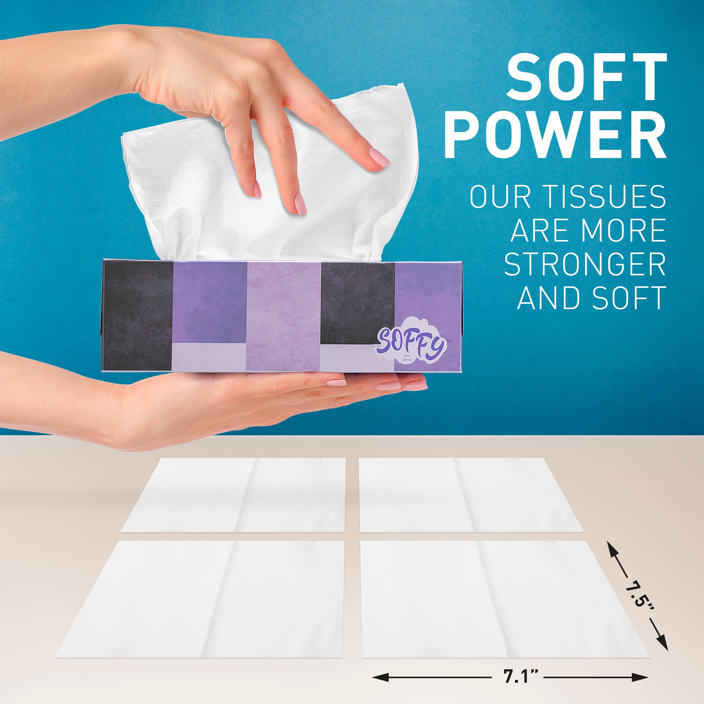 Facial Tissue Paper brand varies Soft Tissues, 2 Ply White Tissue Paper ...