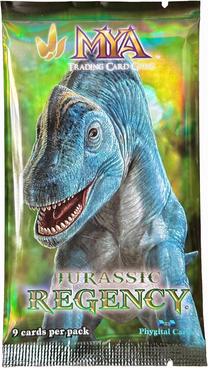 Amazon.com: MYA Trading Card Game Jurassic Regency Booster Pack ...