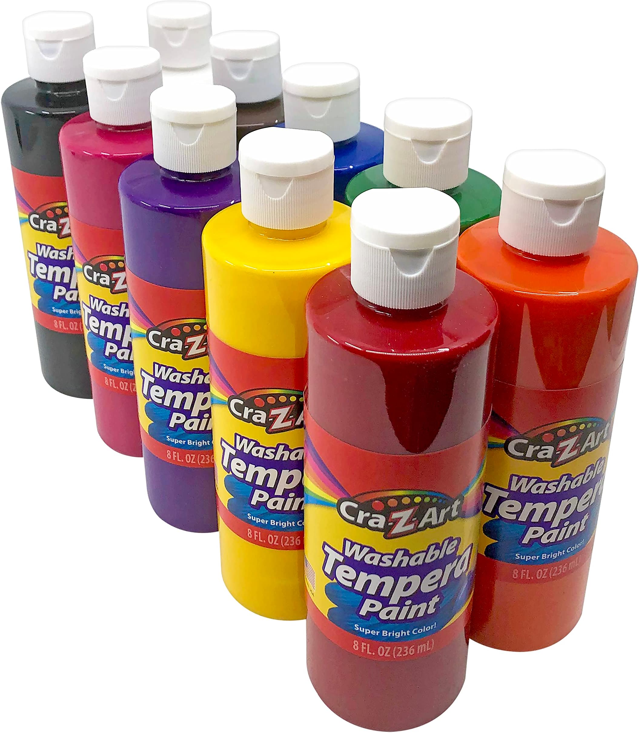 Amazon.com: Handy Art Masters Washable Tempera Paint, 6-16 oz, 6 per Set