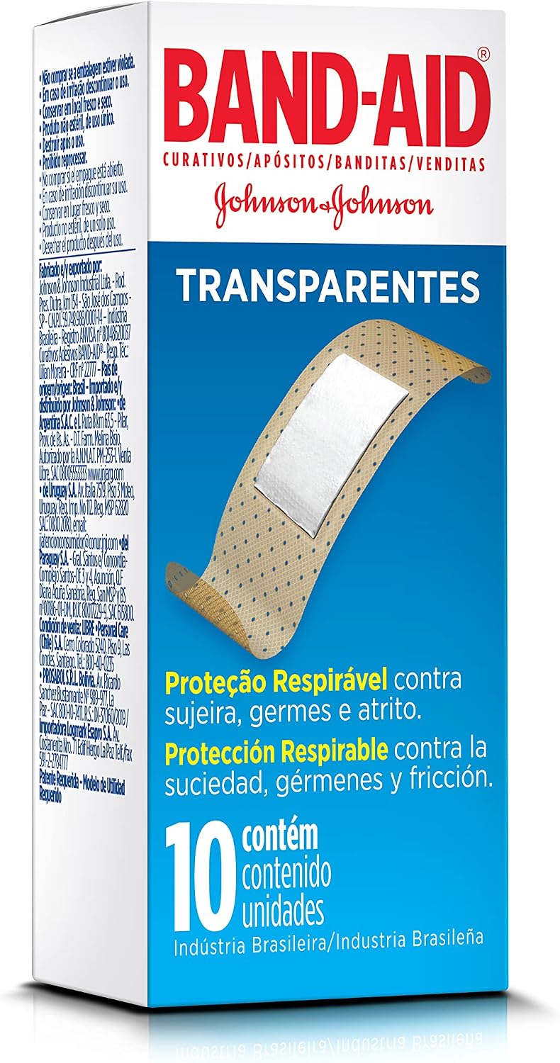 Band-Aid Curativos Adesivos Regular 10 Unidades | Amazon.com.br