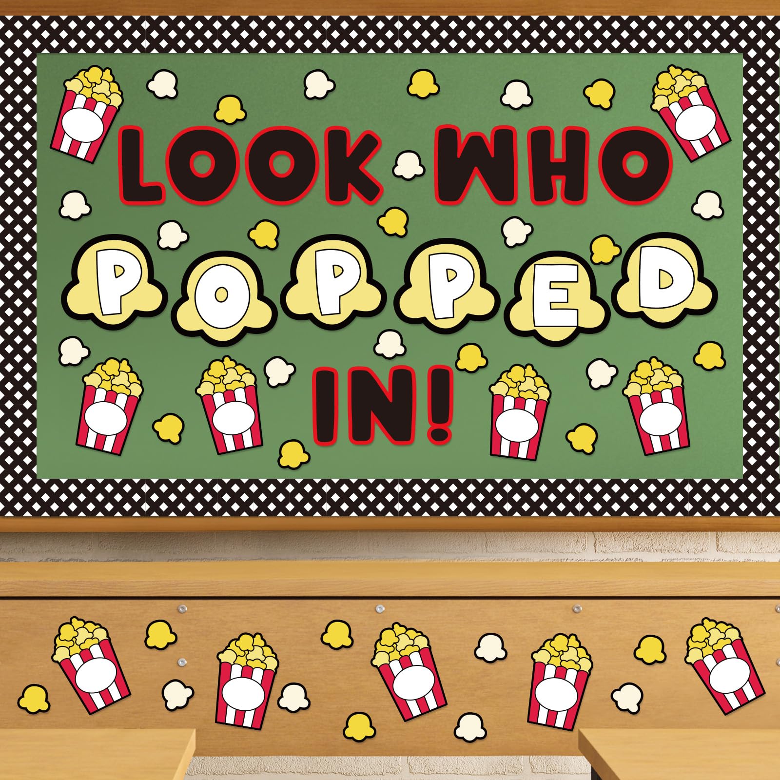 Amazon.com: Whaline 96Pcs Popcorn Bulletin Board Decorations Popcorn ...