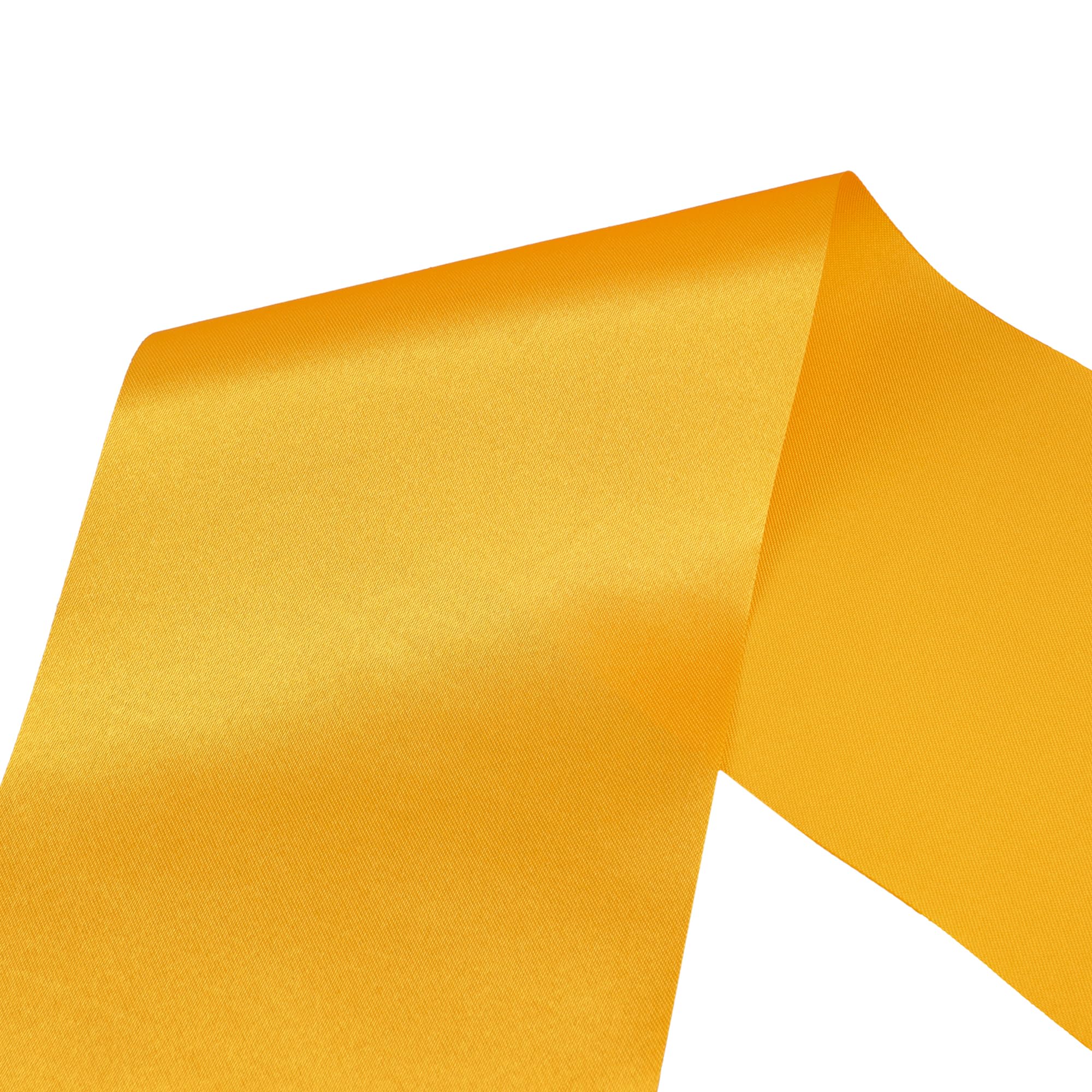 Snapklik.com : VATIN 4 Inch X 22 Yards Wide Gold Yellow Satin Solid ...